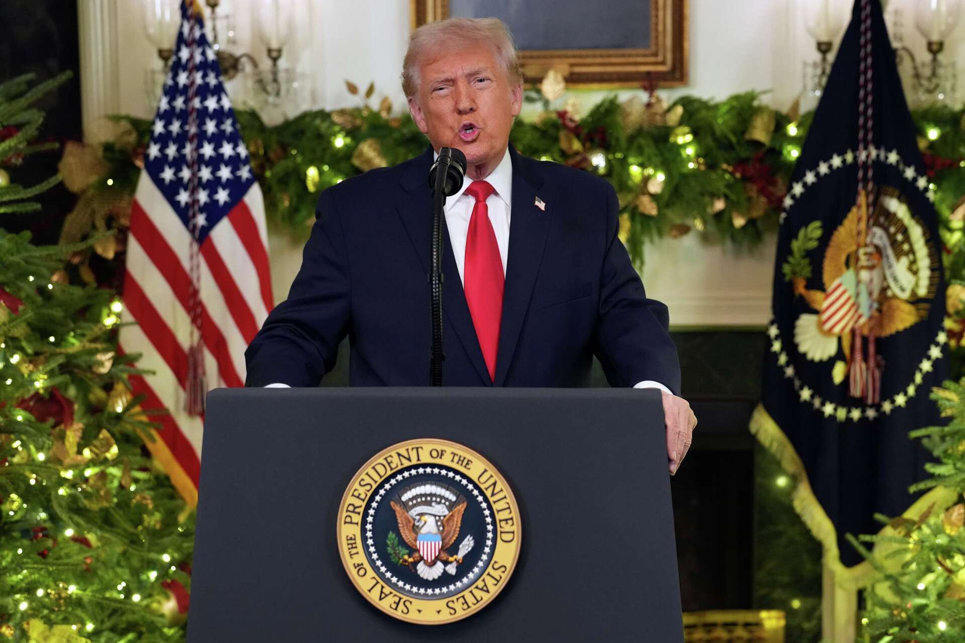 Trump gives a partisan prime-time address insisting the economy is ...