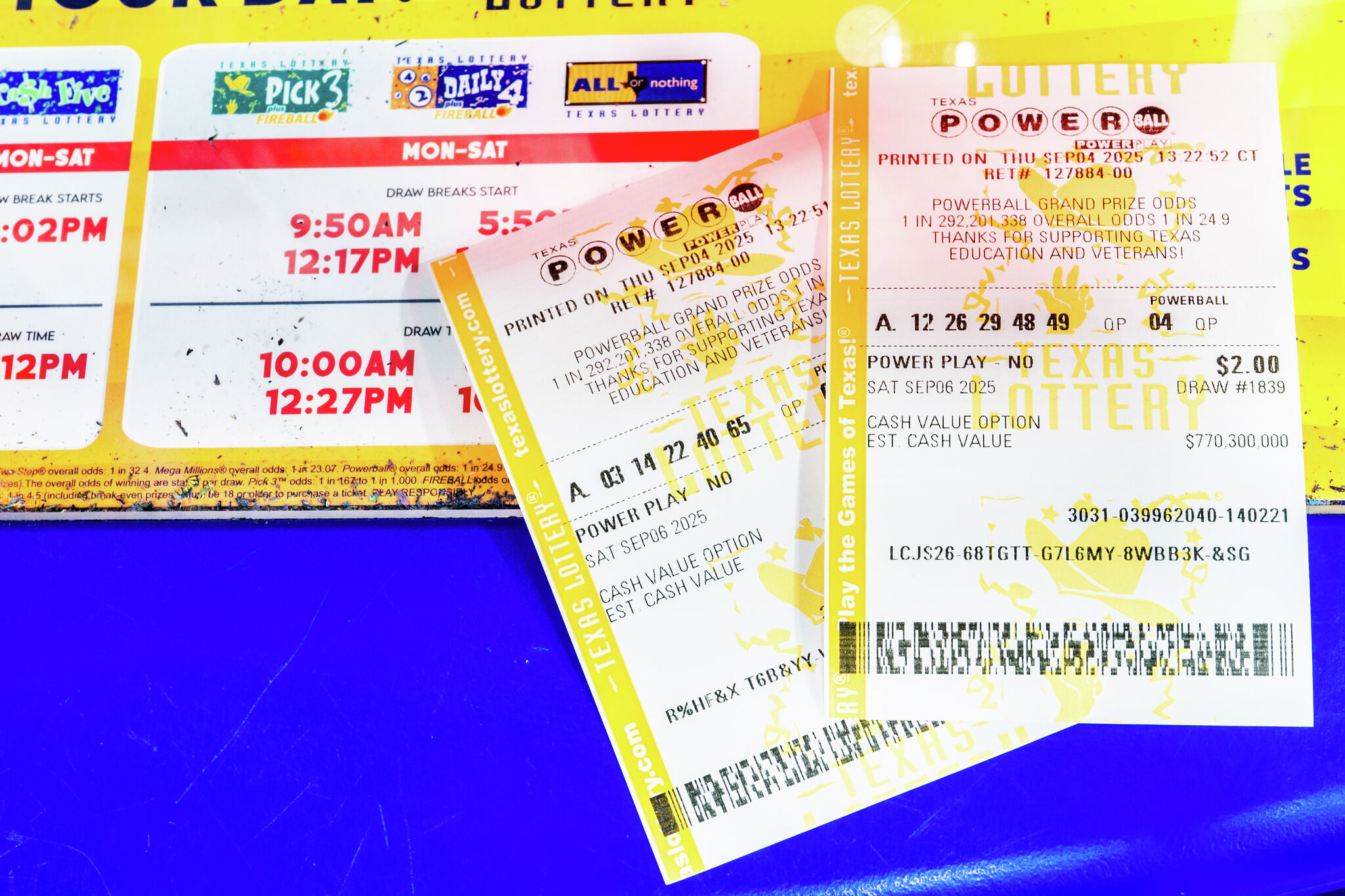 $1.5B Powerball winning numbers for Saturday, December 20, 2025
