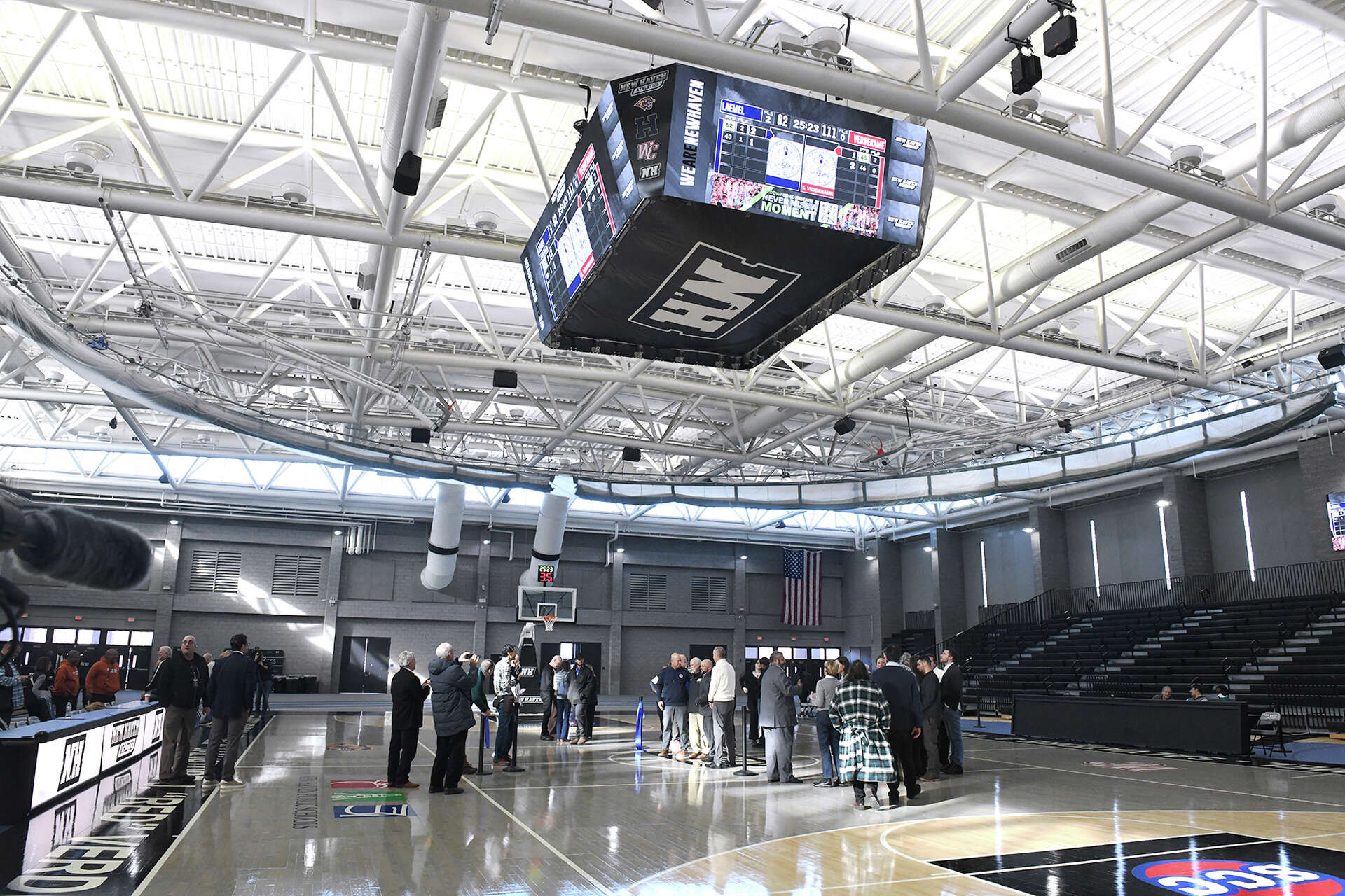 Floyd Little Athletic Center reopens with new basketball court, track