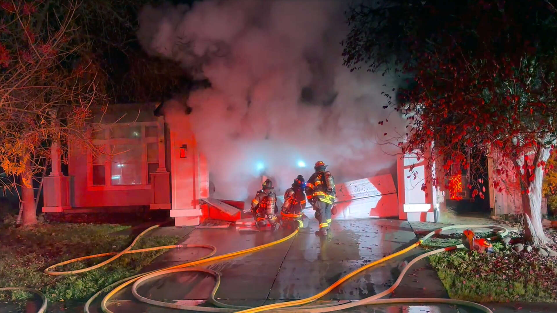 Santa Rosa: Fire Crews Douse Early Morning Garage Fire Friday