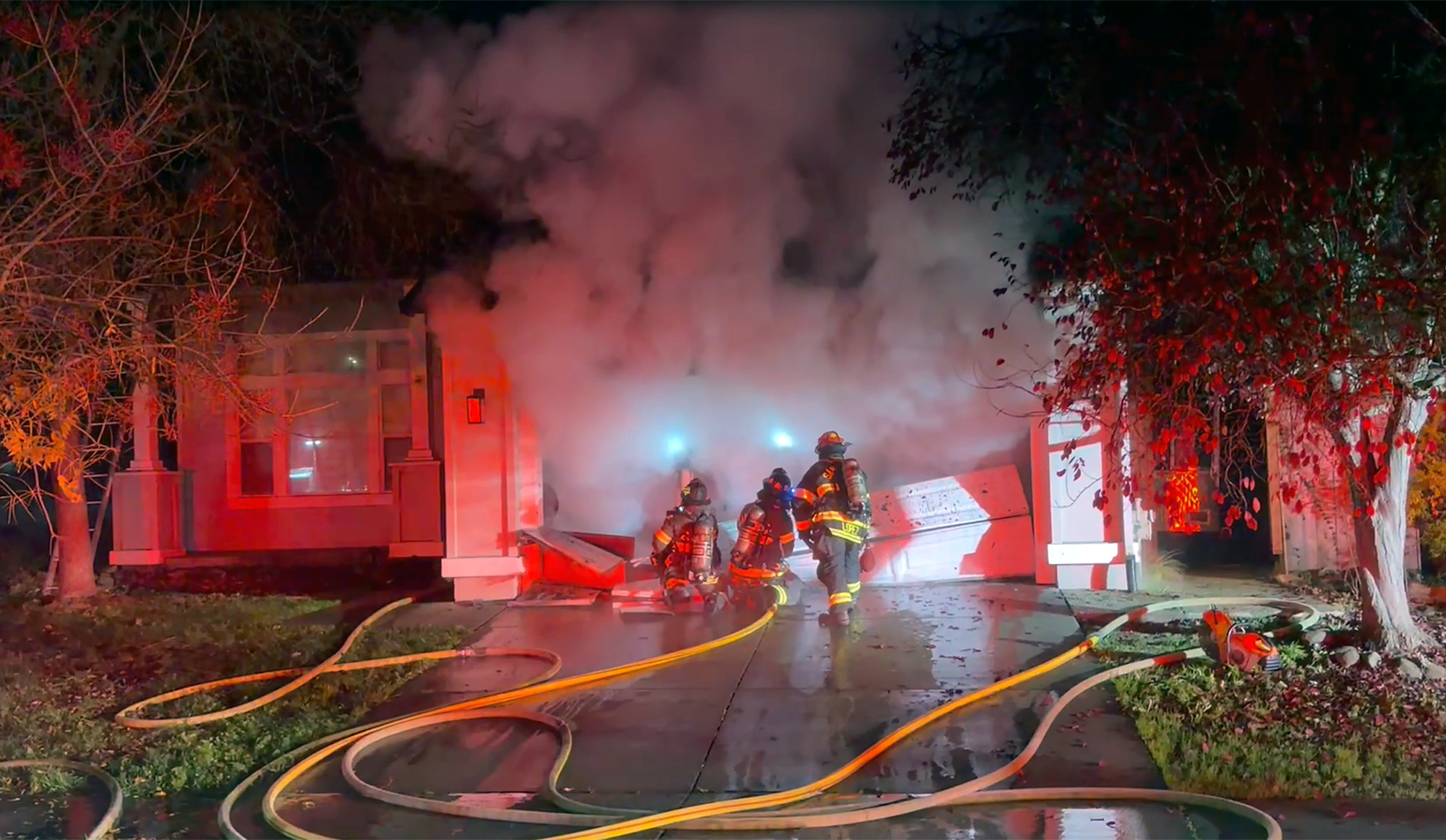 Santa Rosa: Fire Crews Douse Early Morning Garage Fire Friday