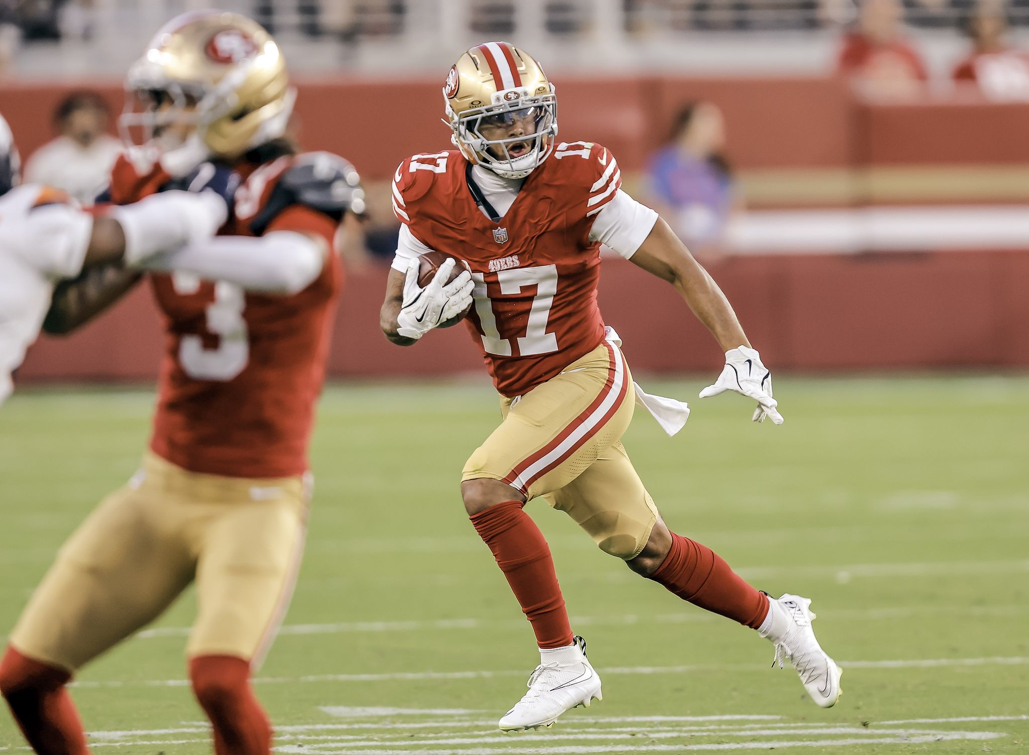 49ers' Kyle Shanahan challenges rookie Jordan Watkins to prove himself