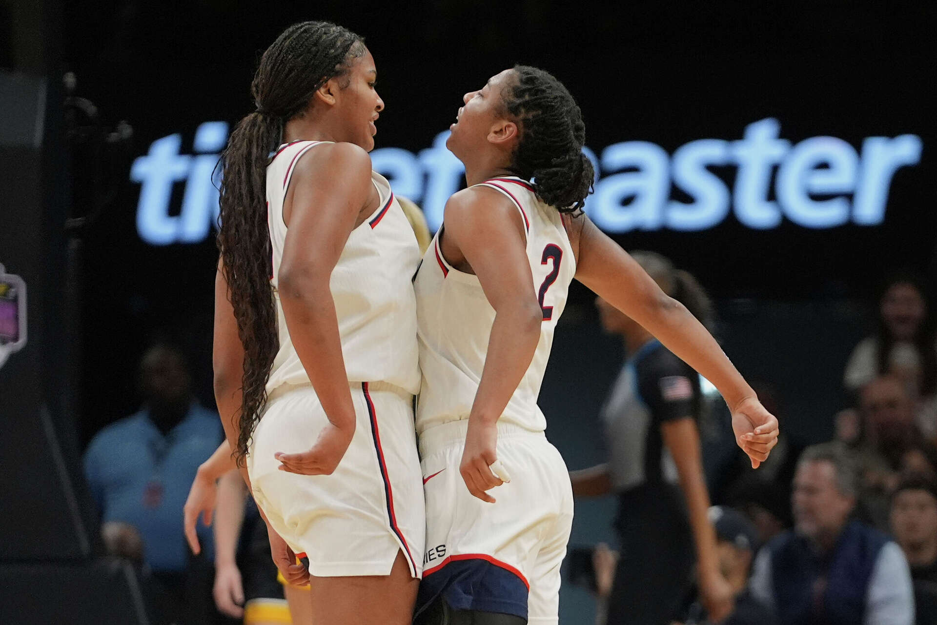 UConn women's basketball beats No. Iowa in Women's Champions Classic