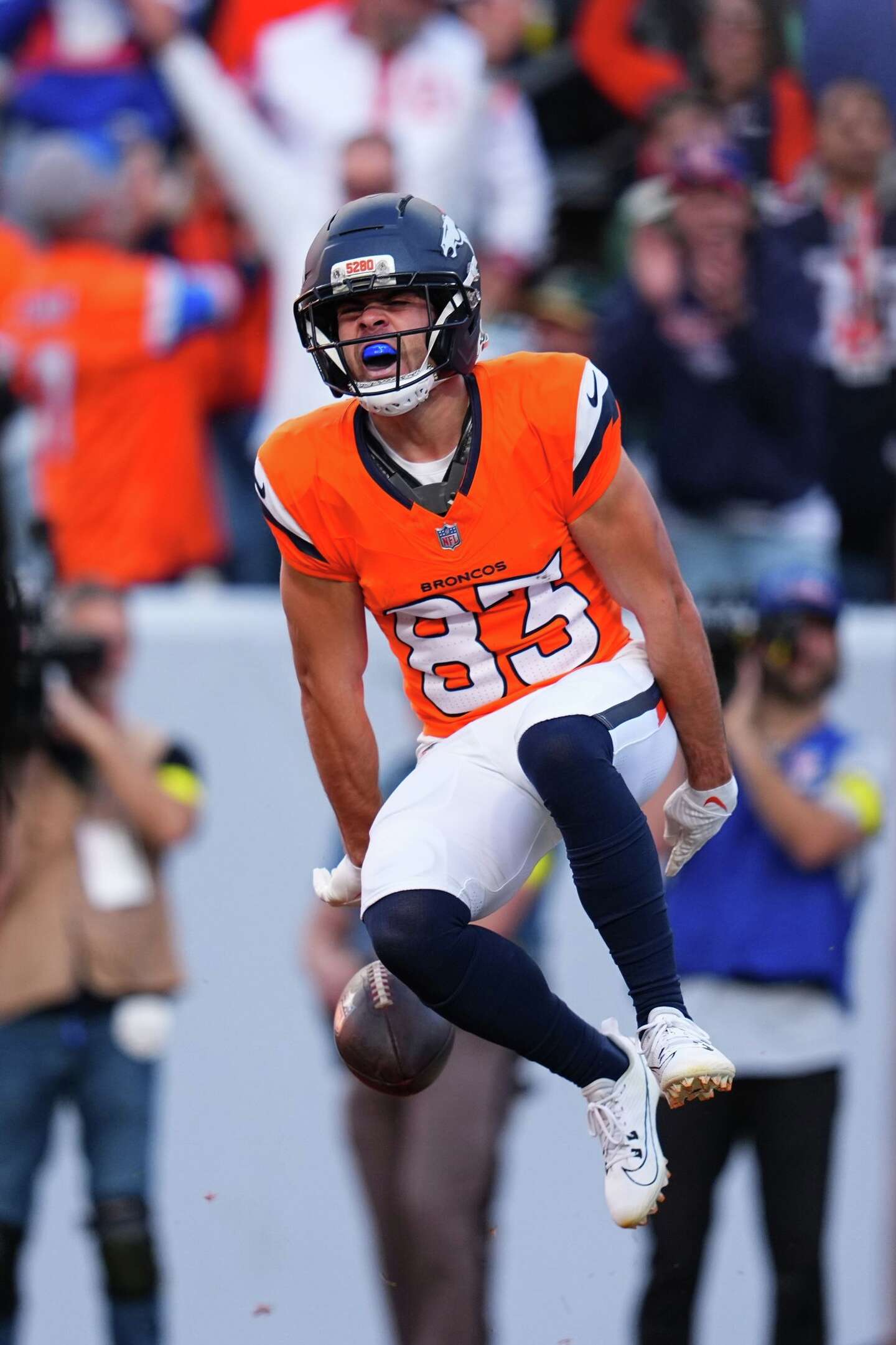 Broncos' Michael Bandy savors his first NFL TD after being cut 9 times ...