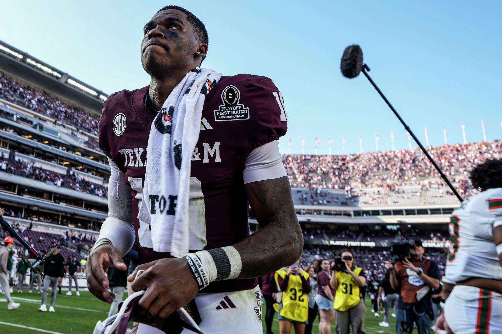 Texas A&M quarterback Marcel Reed makes it official. 'I'm back'