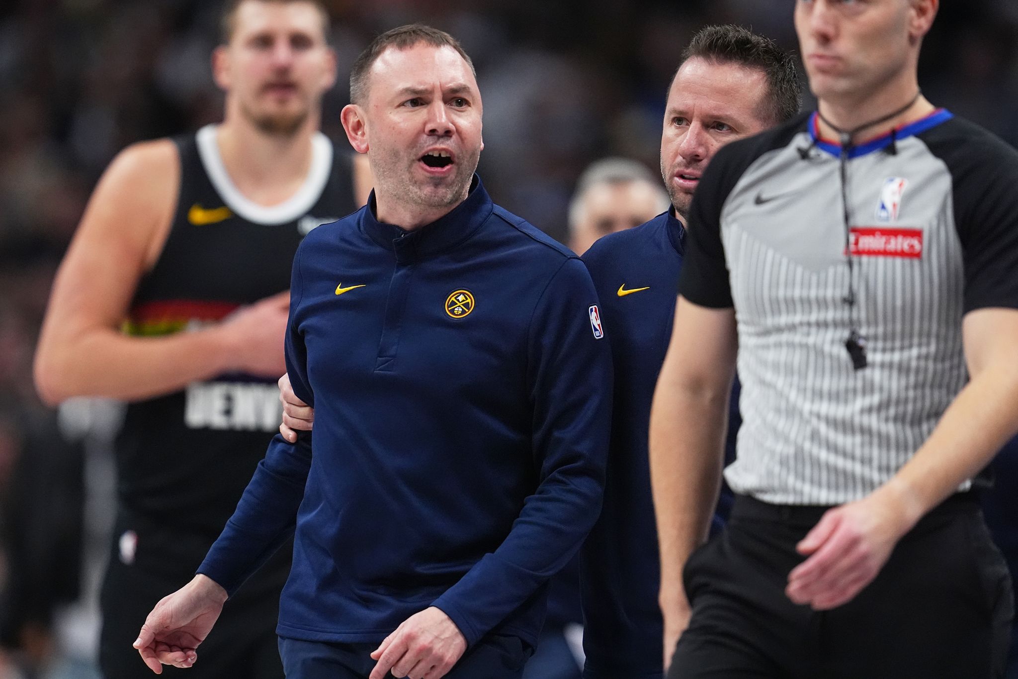 Denver coach David Adelman ejected for first time in NBA career as ...