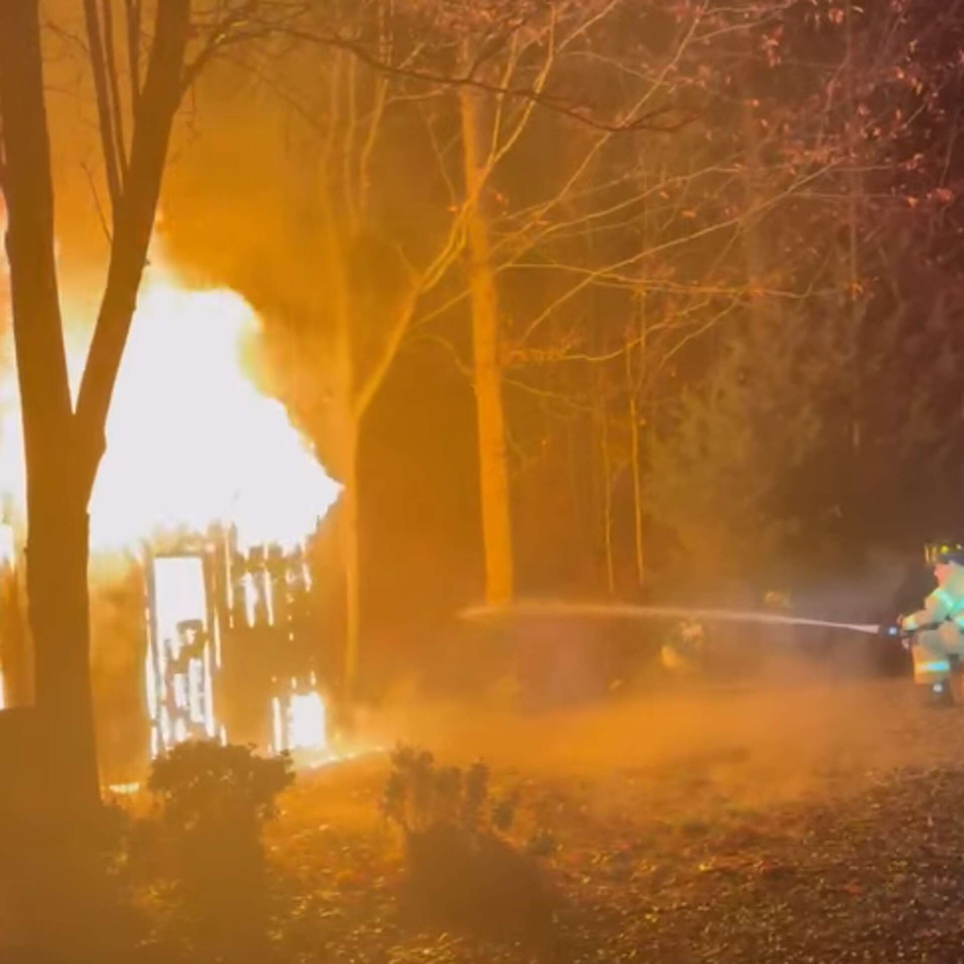 Sauna involved in Redding fire extinguished Friday, officials say