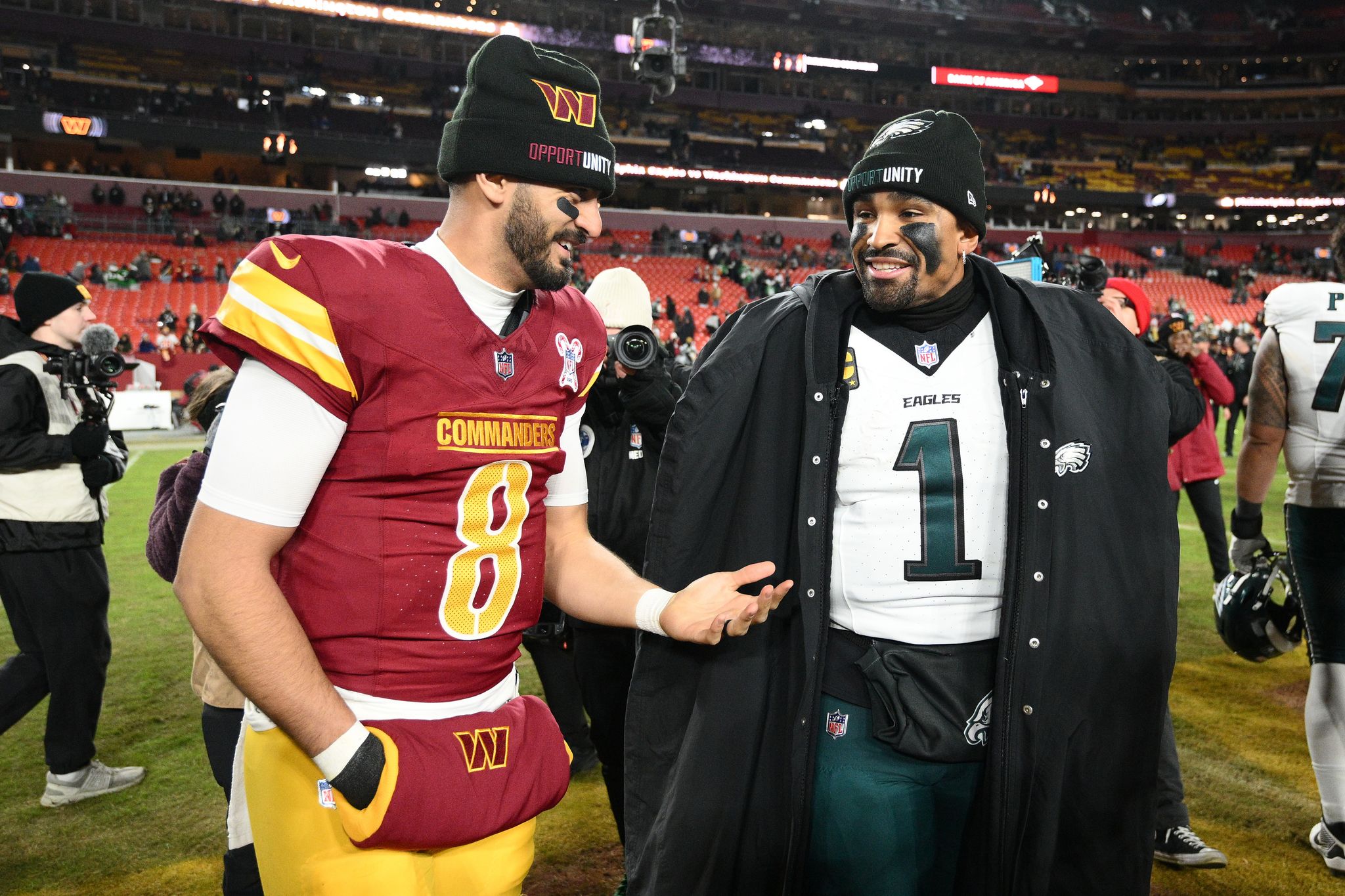Eagles eye bigger goals after becoming first NFC East team in 20 years ...