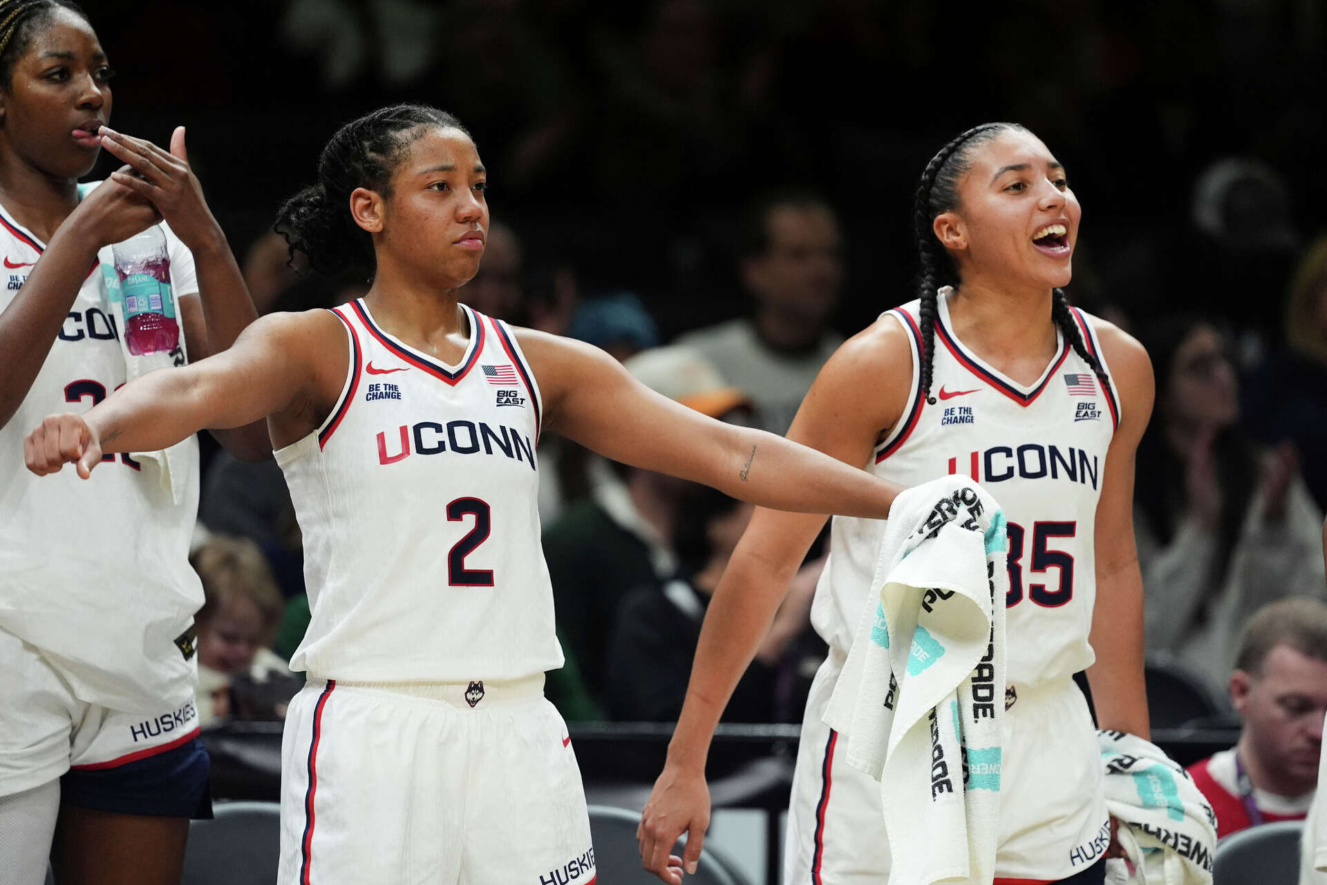 UConn women's basketball beats No. Iowa in Women's Champions Classic