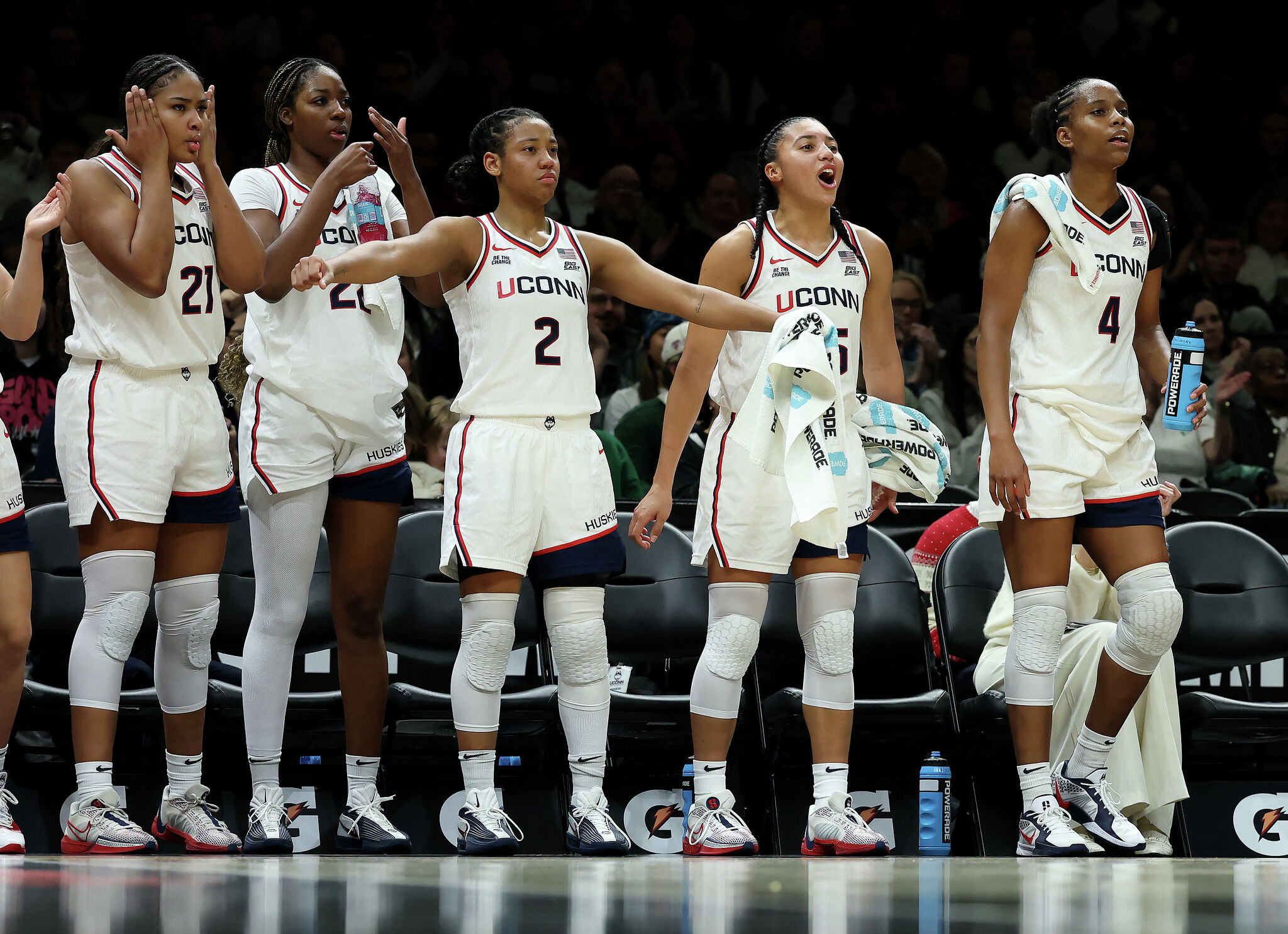 UConn women's basketball beats No. Iowa in Women's Champions Classic