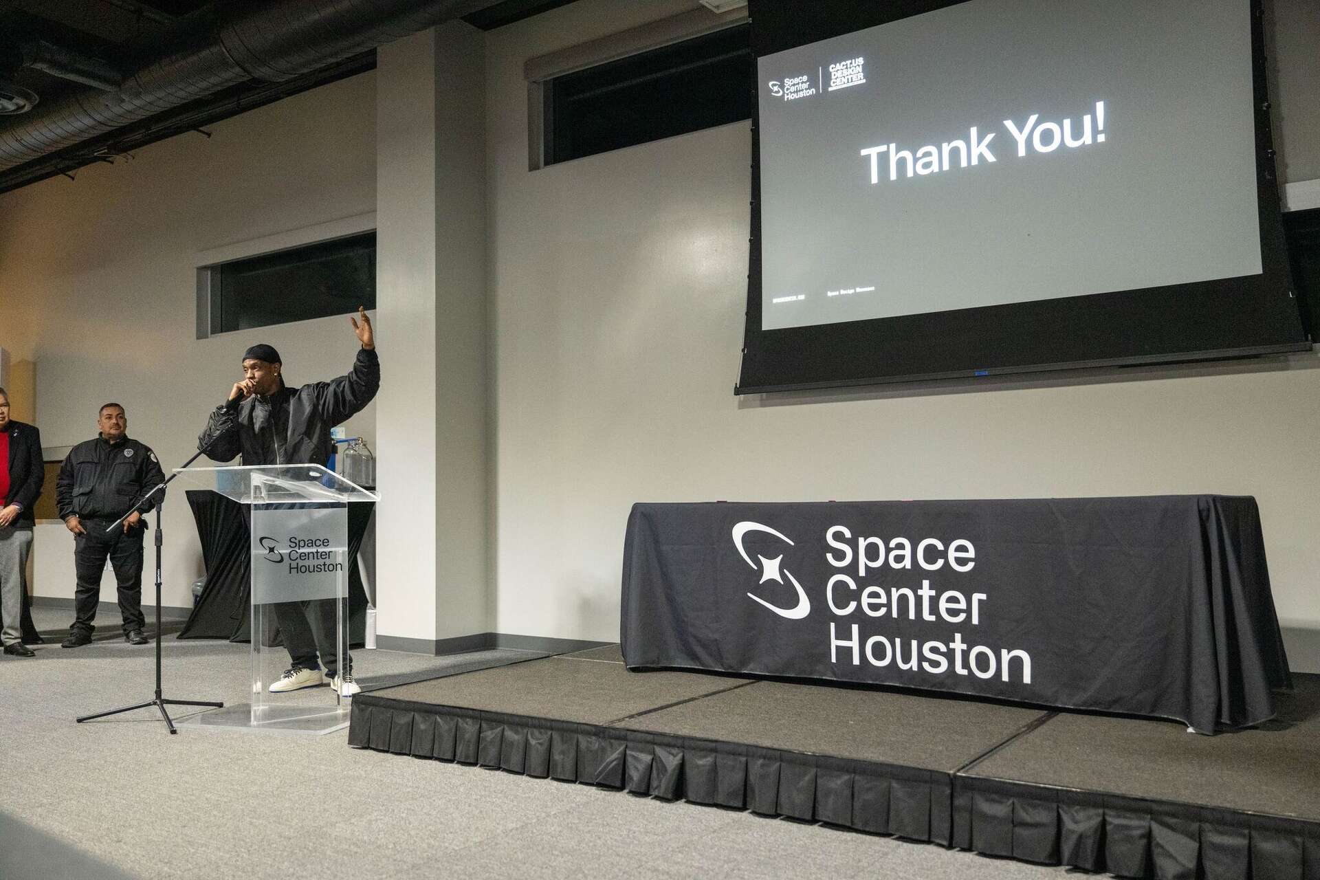 Travis Scott in Houston for NASA partnership and TSU Winter Wonderland