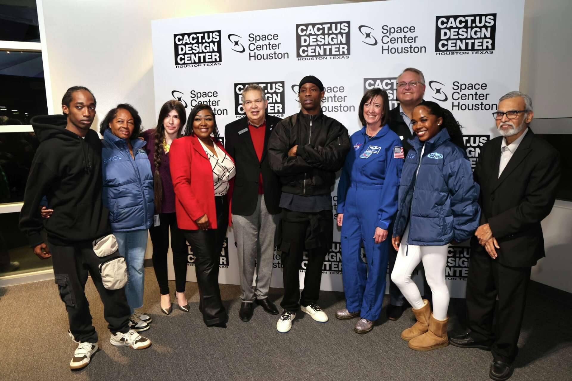 Travis Scott in Houston for NASA partnership and TSU Winter Wonderland