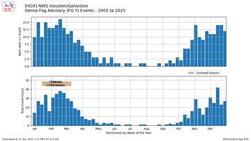 Why is it so foggy in Houston? Why winter mornings bring more fog.