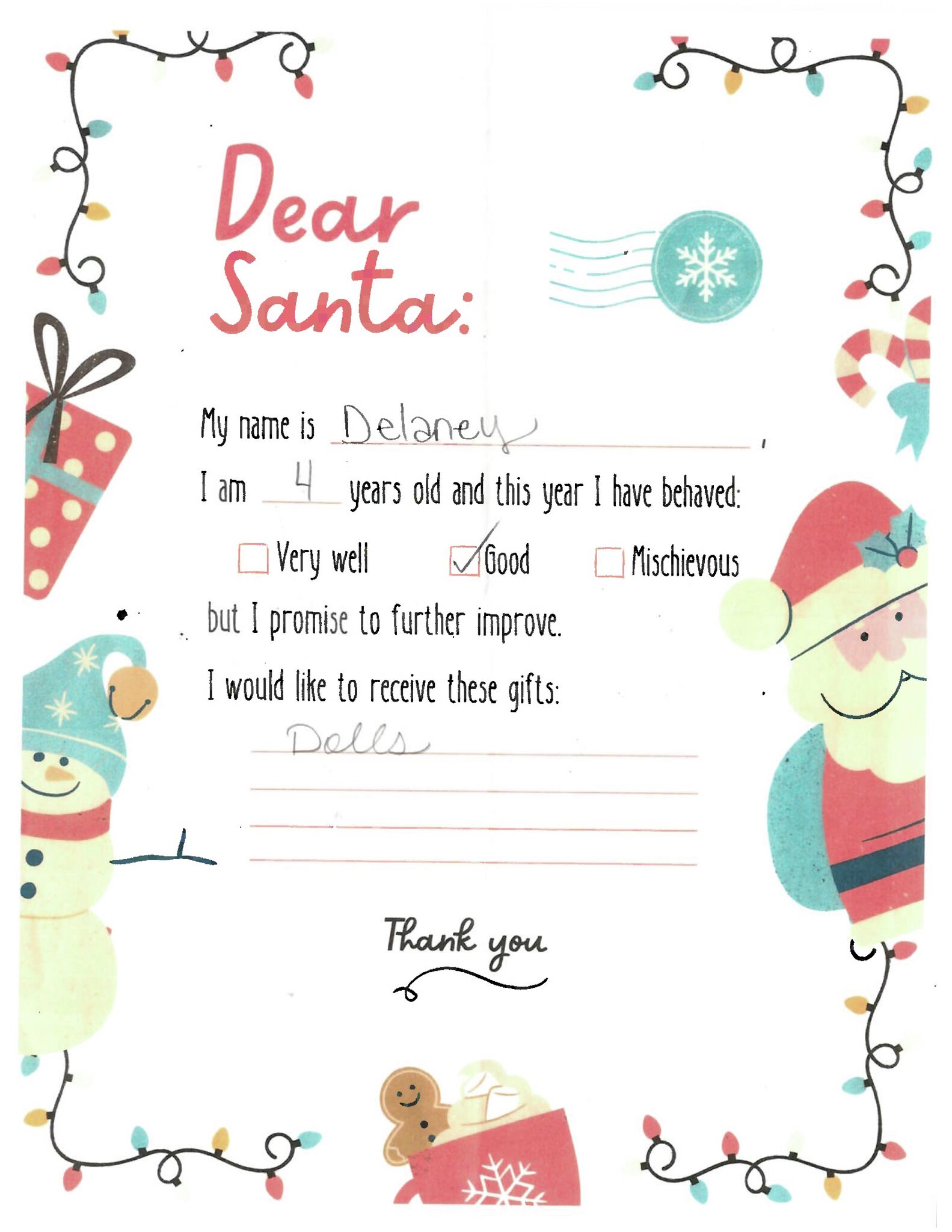 Huron County kids send their wishes to Santa
