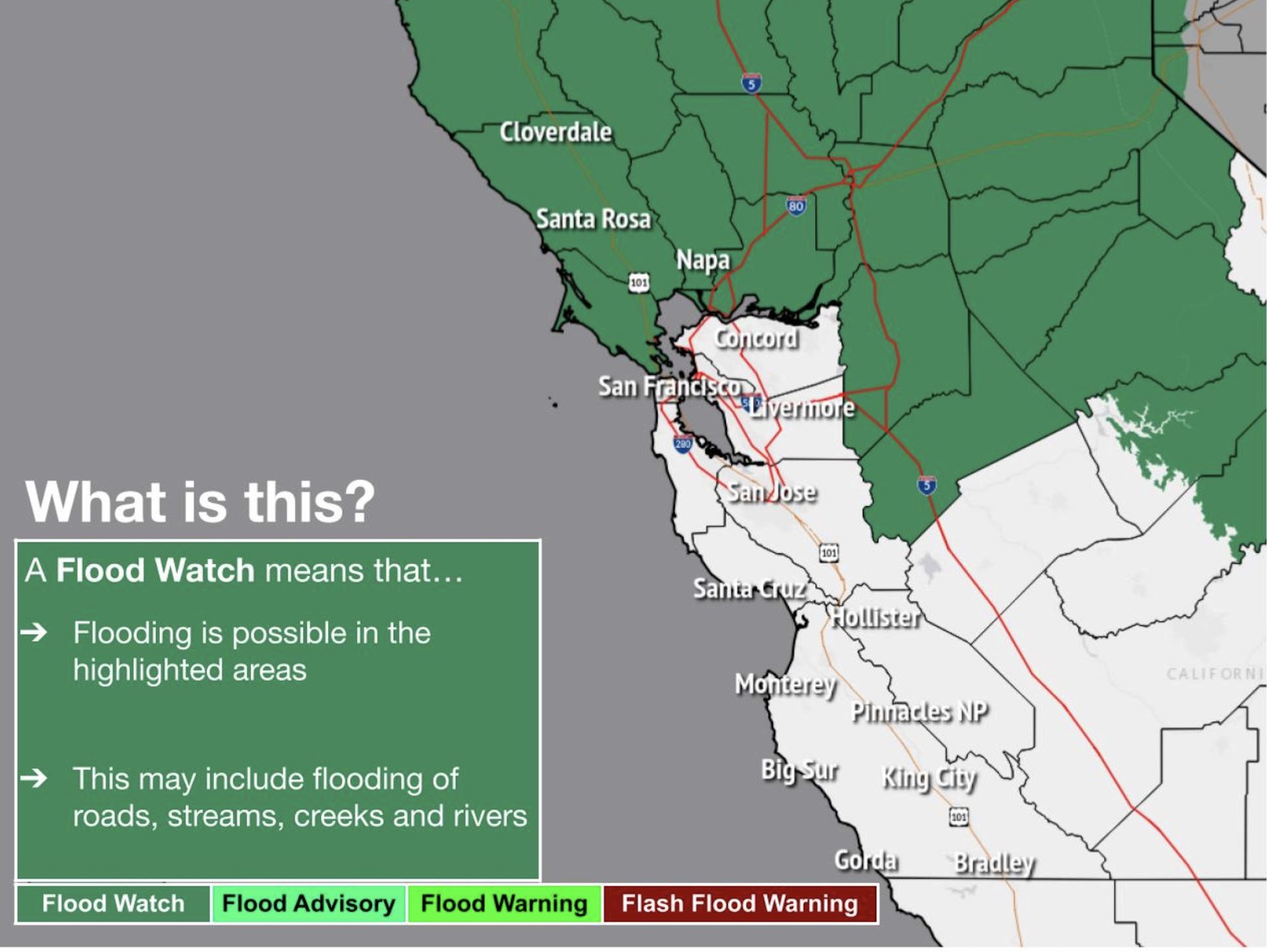 Regional: National Weather Service Issues Series Of Advisories For ...