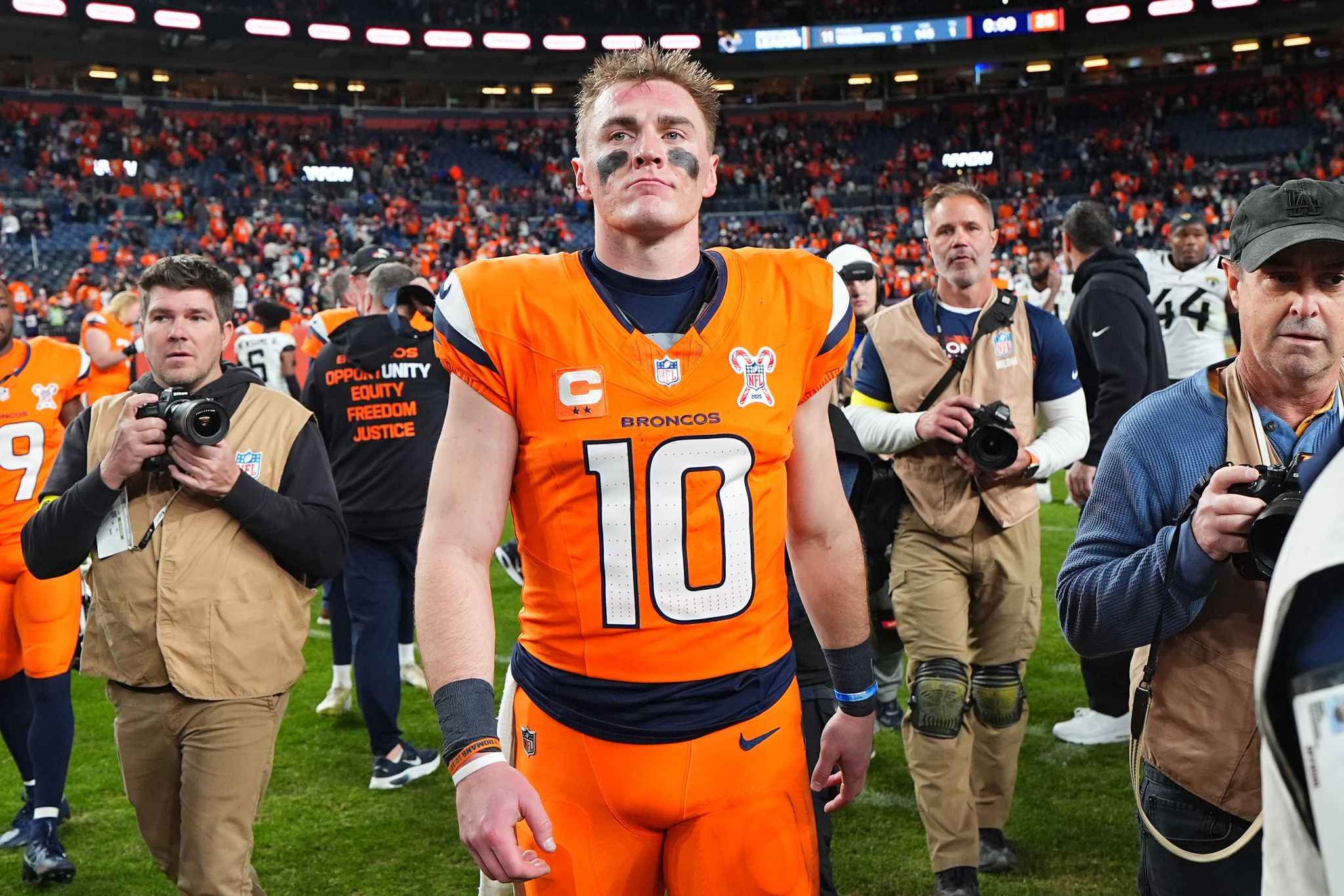 Broncos try to look at the bright side after their long winning streak ...