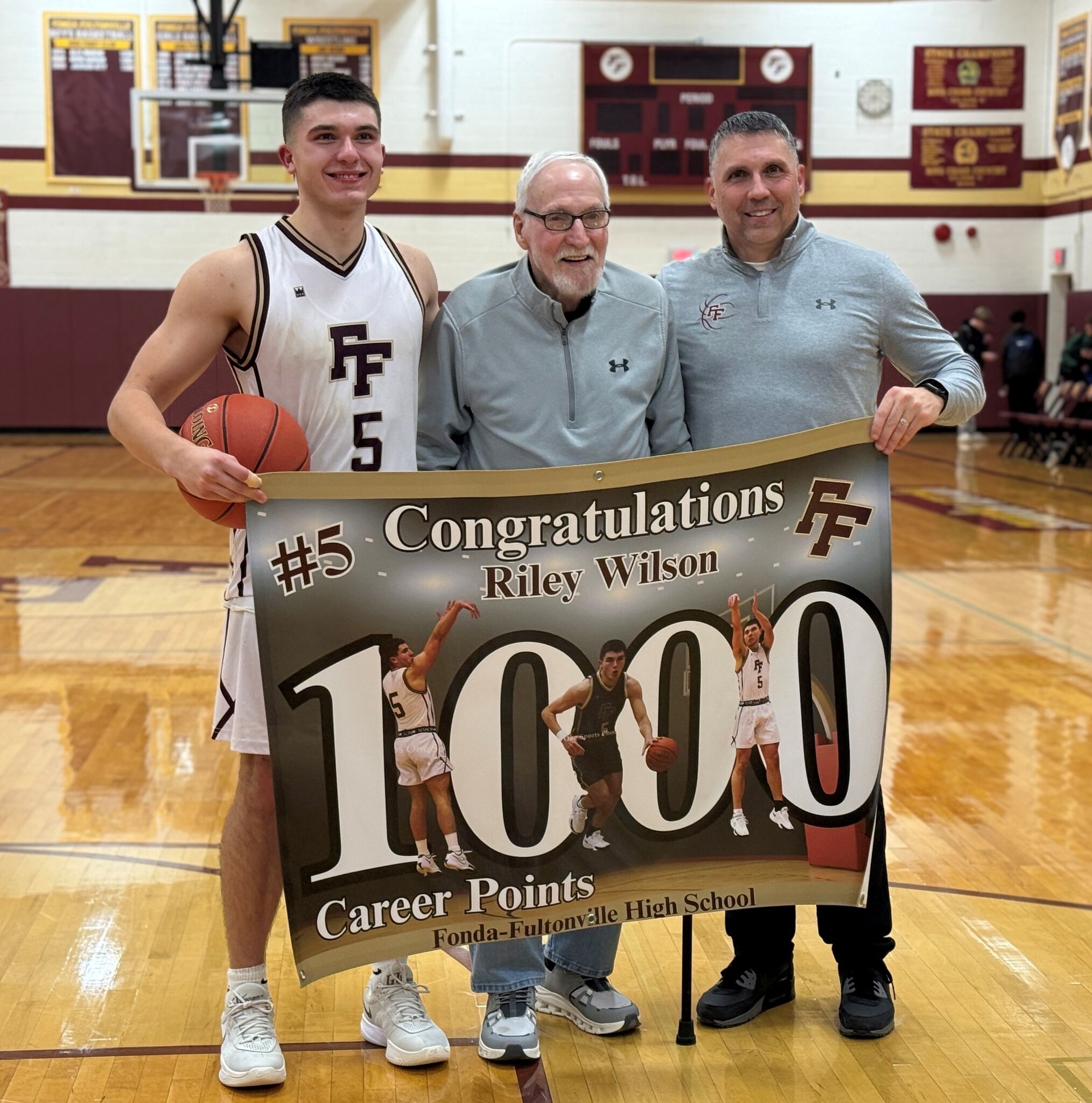 Fonda's Riley Wilson joins Section 2 basketball 1,000-point club