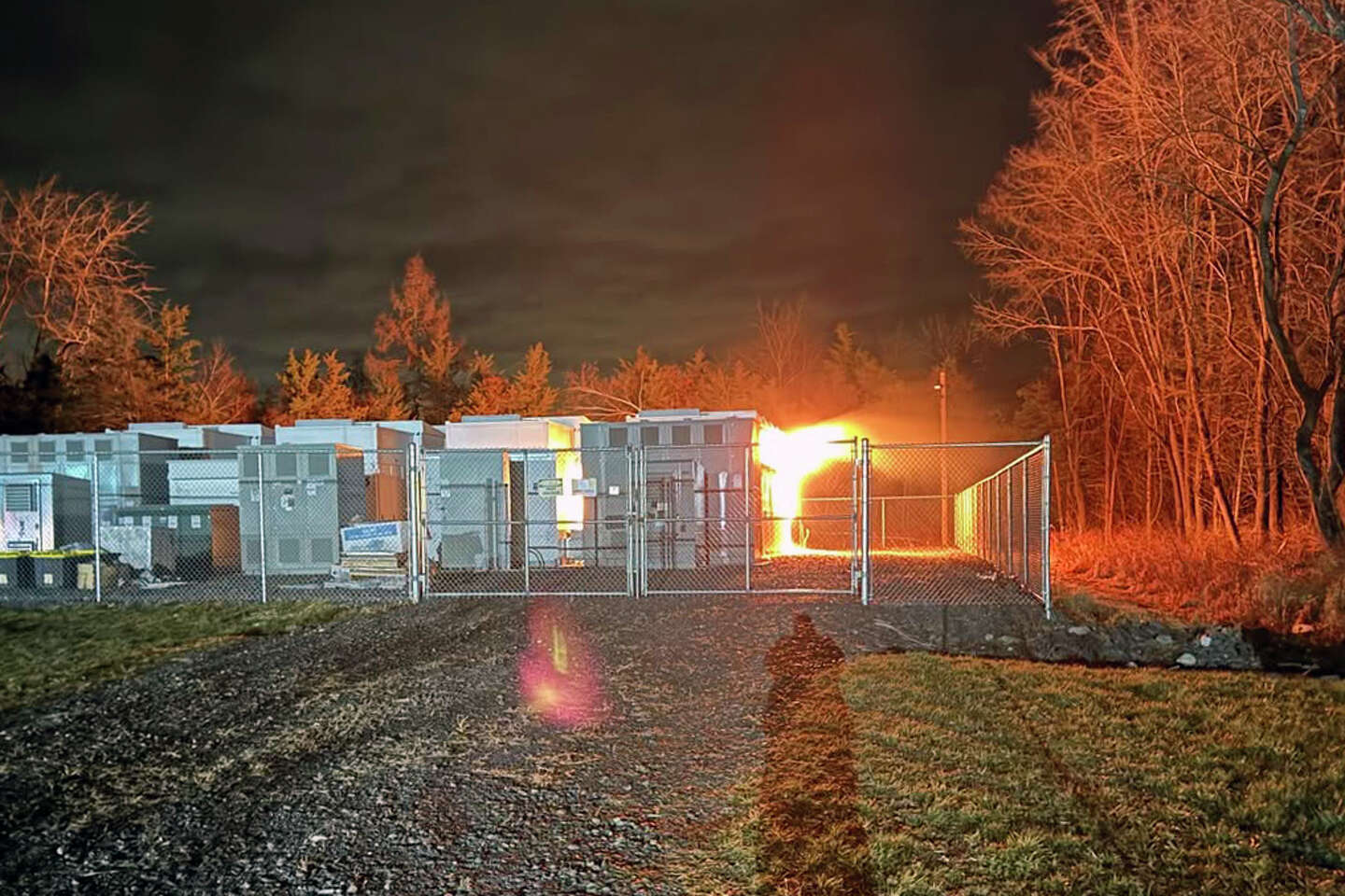 Battery storage facility catches fire in Orange County