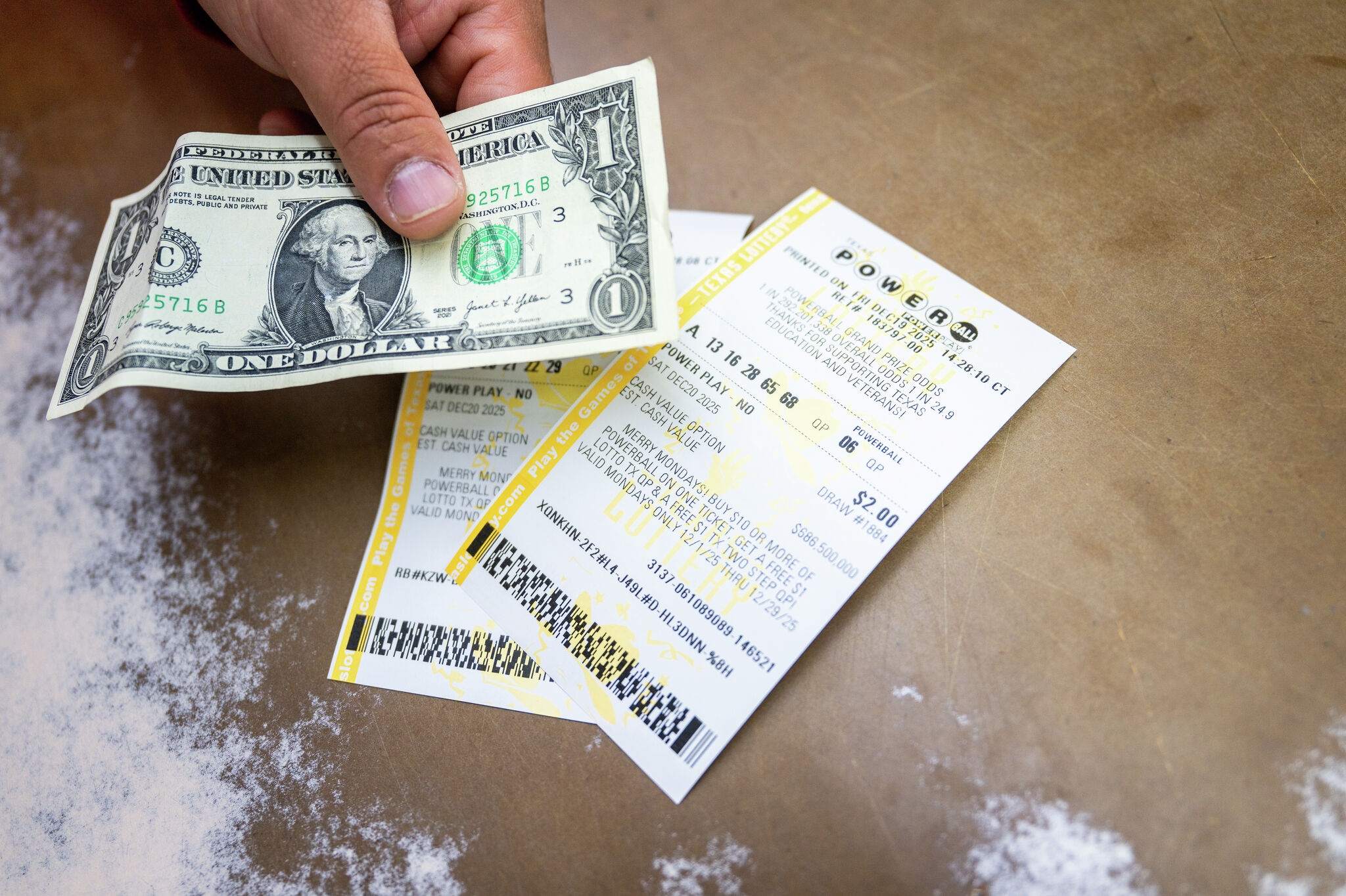 $1.6B Powerball winning numbers for Monday, December 22, 2025