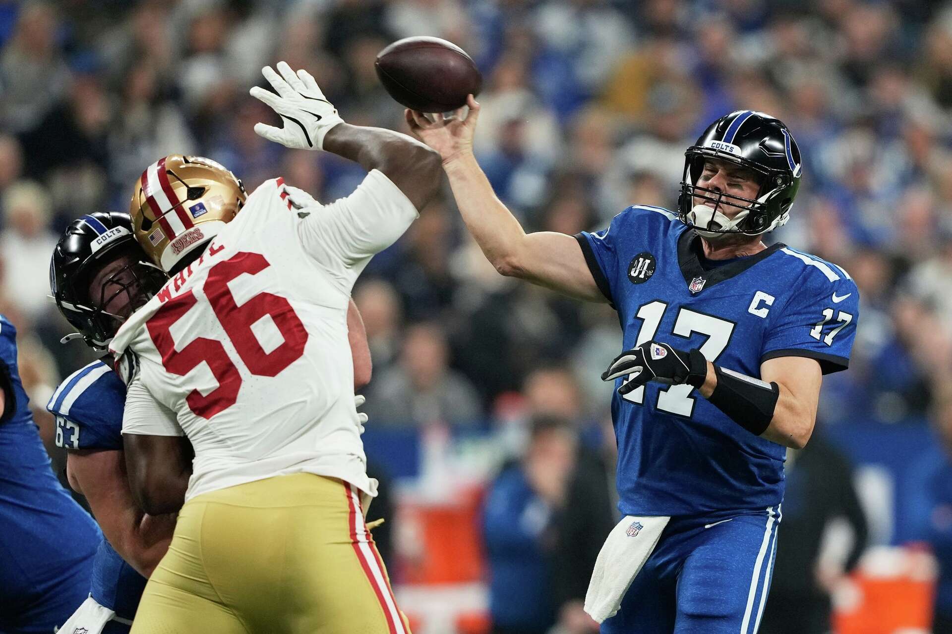 San Francisco 49ers defensive lineman shot after fight with rapper