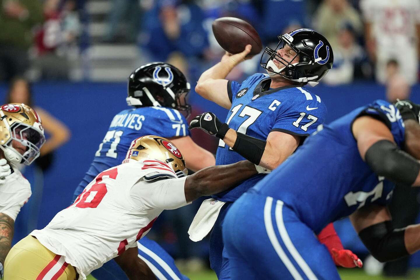 Brock Purdy throws five TDs as 49ers outgun Colts in 48-27 bonanza