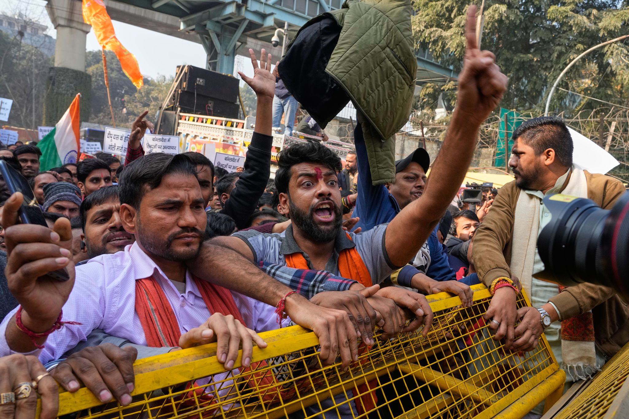 Protest erupts in India's capital city over lynching of Hindu man in ...