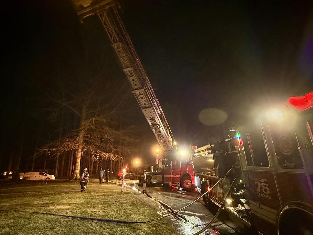 Monroe fire crews battle blaze at Founders Way home: officials