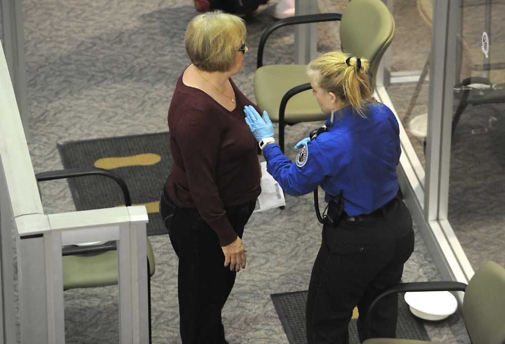 TSA pat-downs at Albany International
