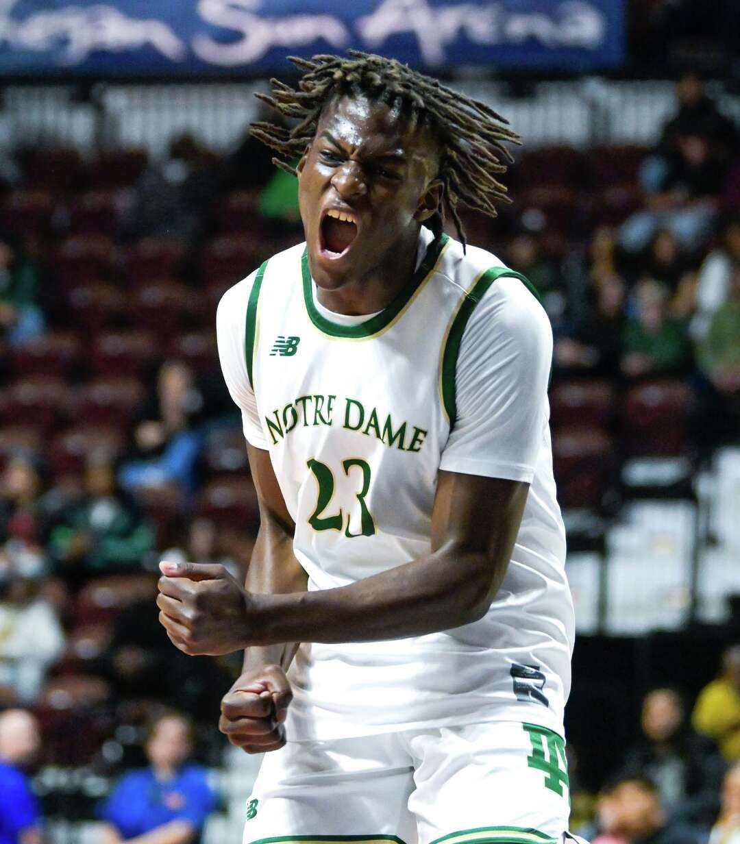 Notre Dame-West Haven boys basketball beats West Haven, moves to 4-0