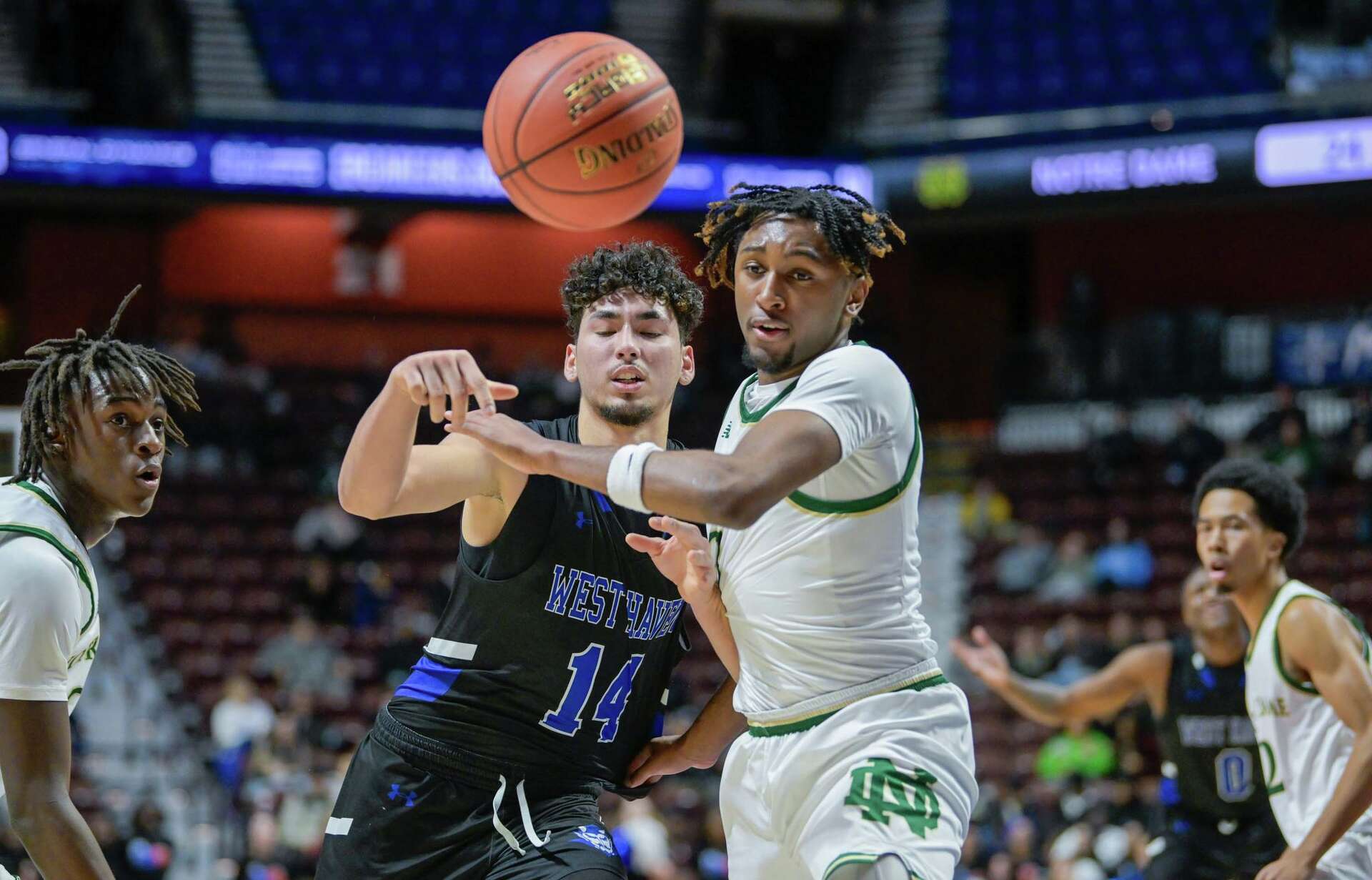 Notre Dame-West Haven boys basketball beats West Haven, moves to 4-0