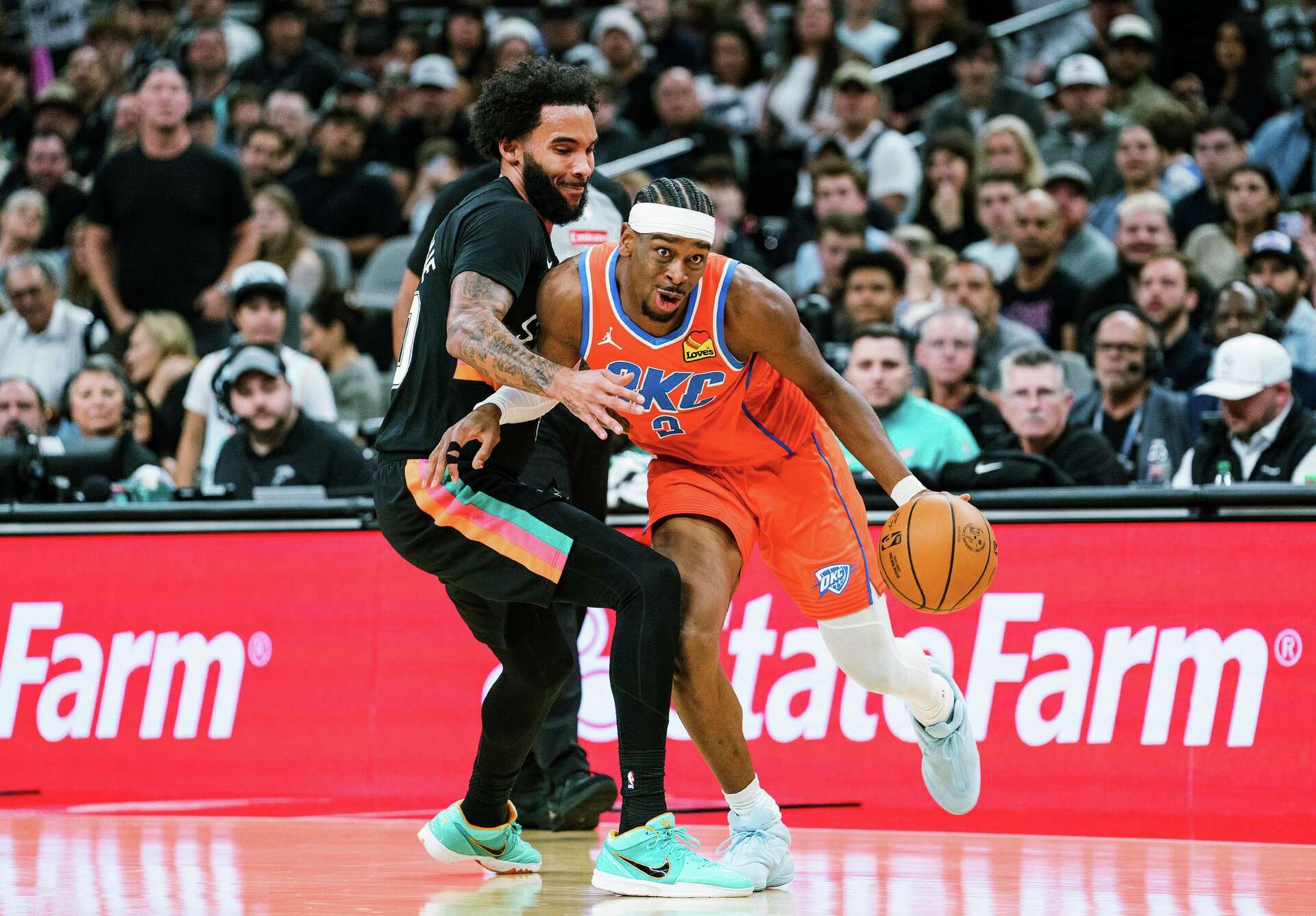 Spurs beat Thunder for second time in 10 days, storming to 130-110 ...