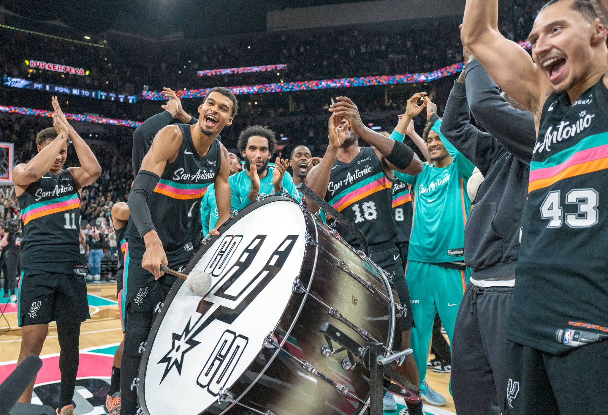 Spurs celebrate big win over Thunder, but matchup with reigning champs ...