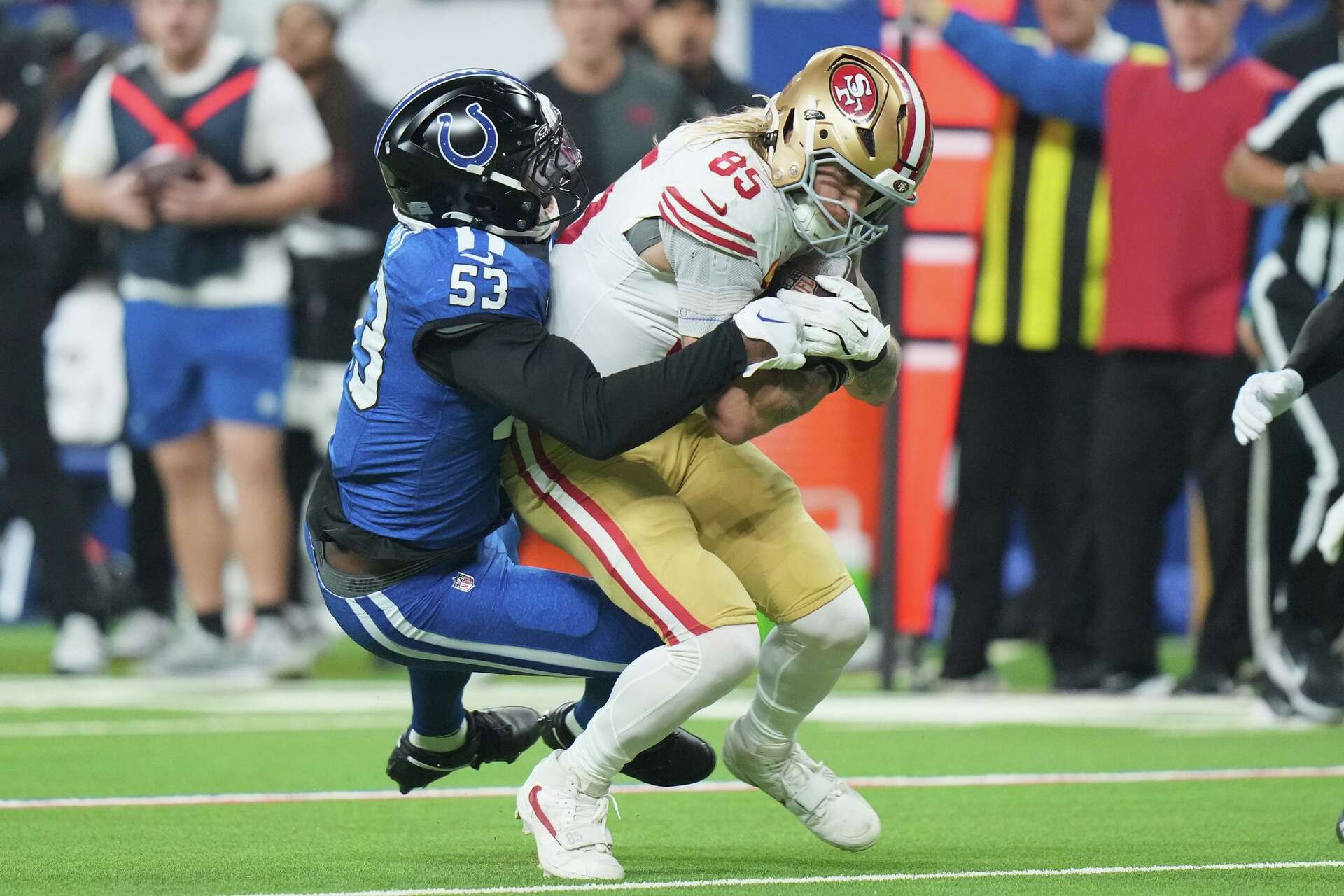 George Kittle misses practice with ankle injury, status for Niners ...