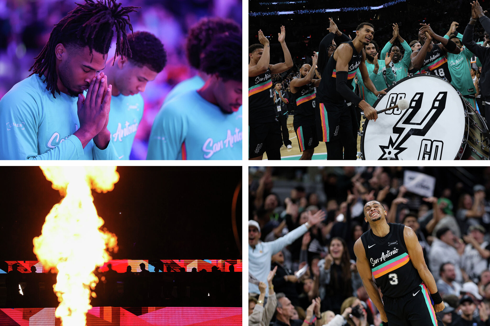 Photos: Spurs beat Oklahoma City Thunder at Frost Bank Center