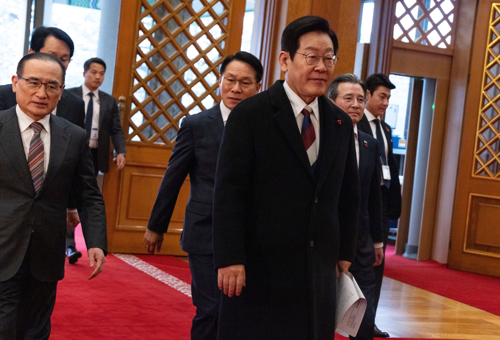 South Korean President Lee returns to presidential palace avoided by ...