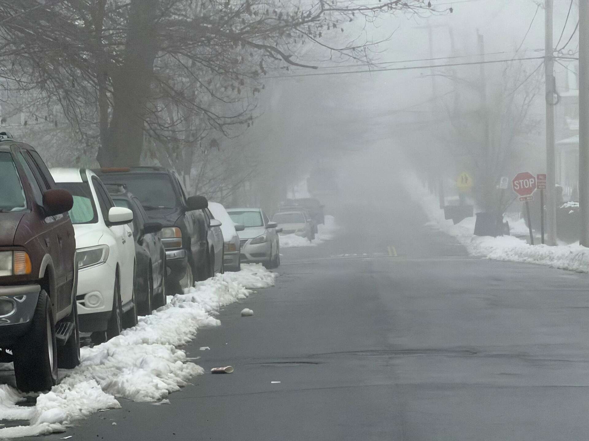 Freezing rain and fog in CT hampering morning commute Monday
