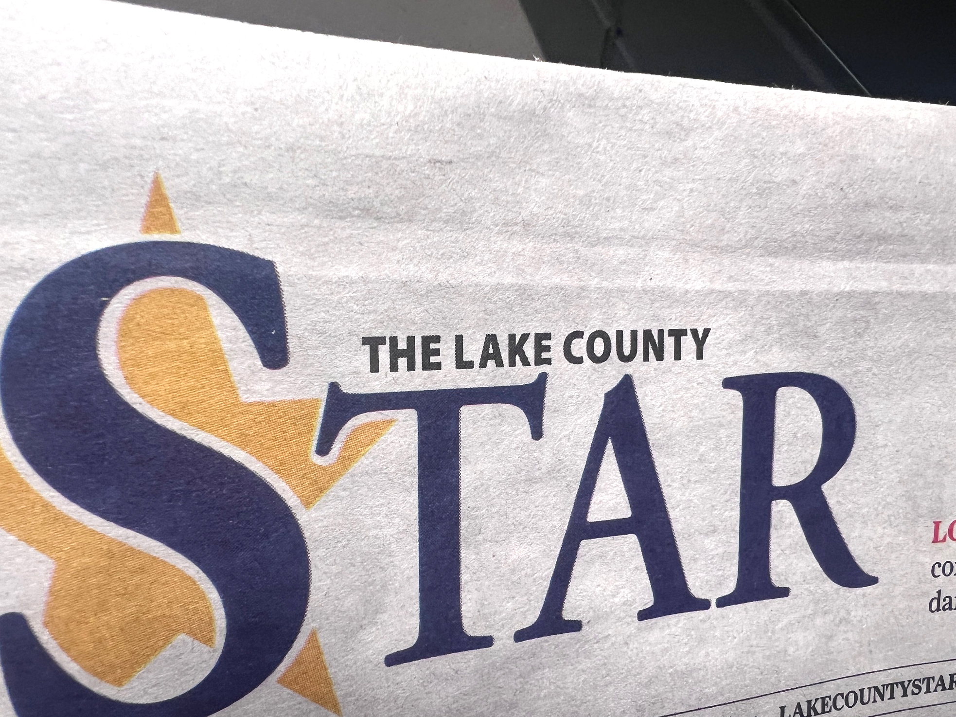 Lake County Star shifts to Friday publication weekly