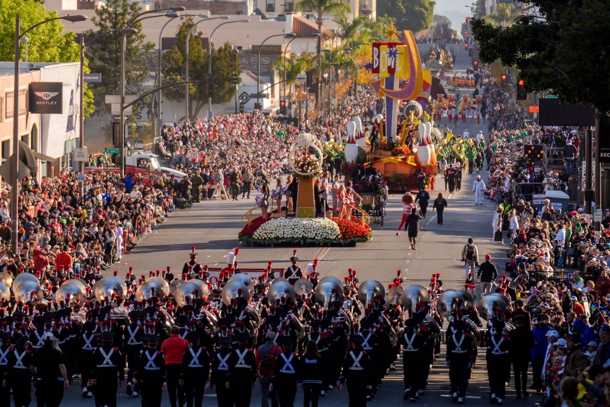 Rain could be an unwelcome entry at the Rose Parade on New Year's Day