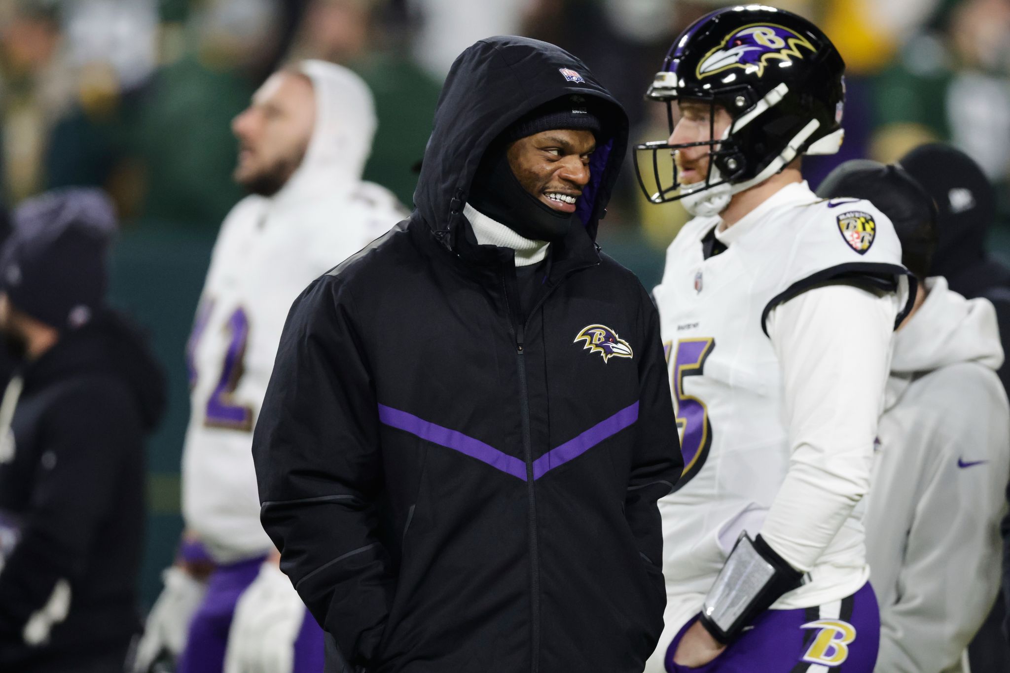 Lamar Jackson, decidido a jugar contra los Steelers por el título de la ...