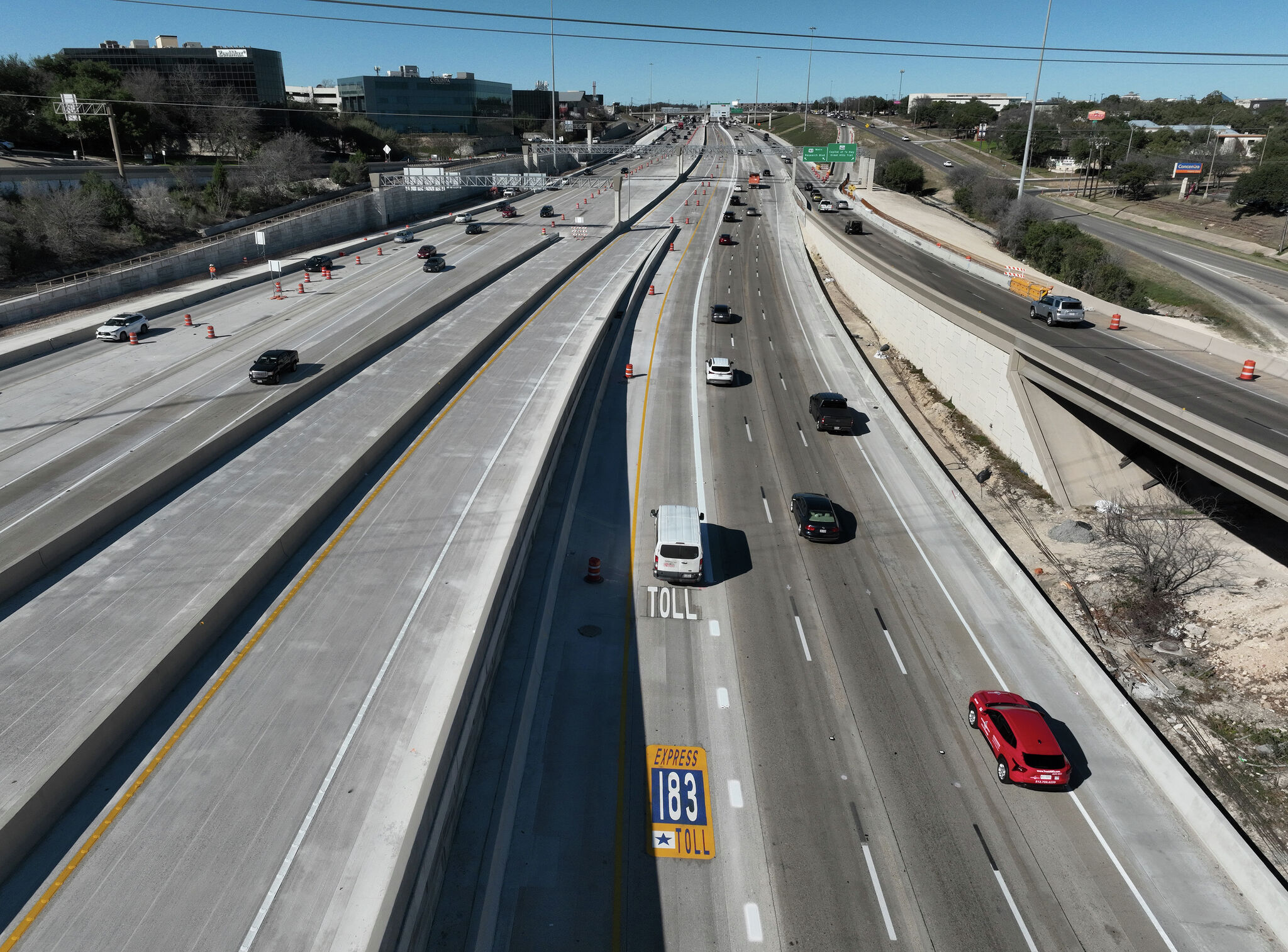New 183 North express lanes open Saturday in Austin