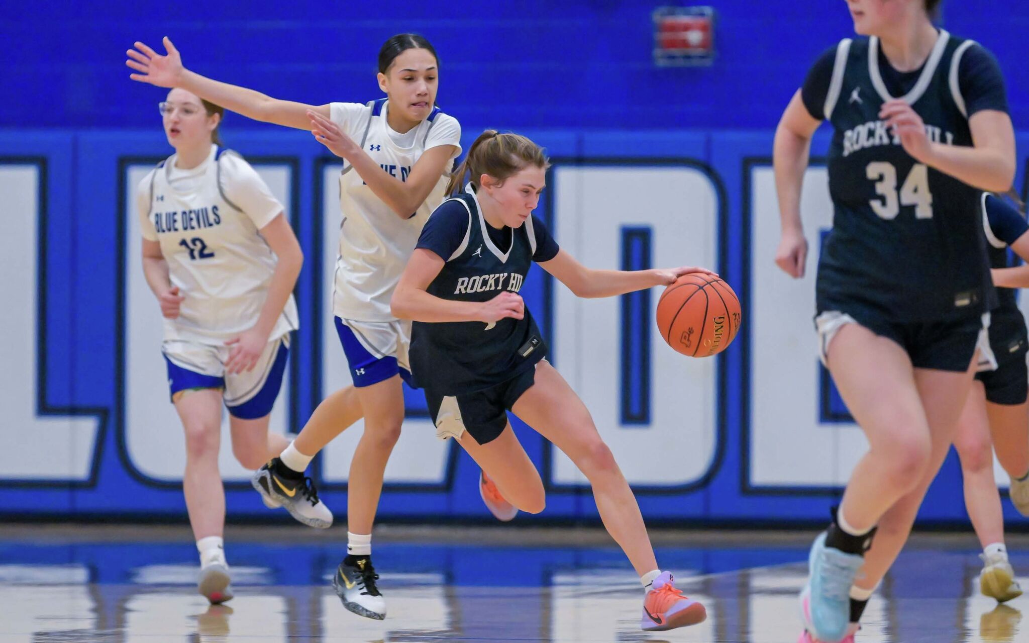 Rocky Hill vs. Plainville girls basketball photos