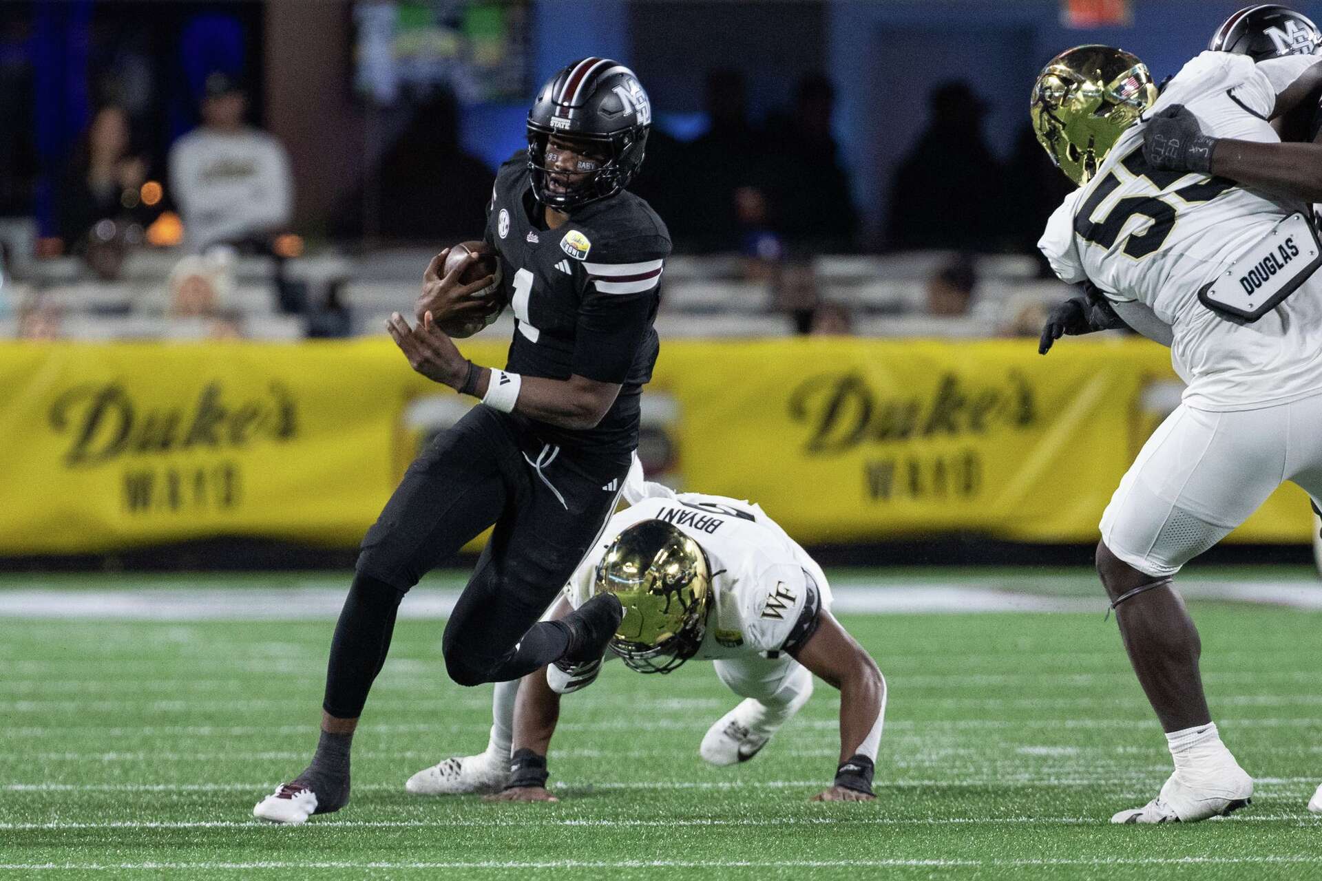 Mississippi State coach optimistic about QB Taylor after injury in Duke ...
