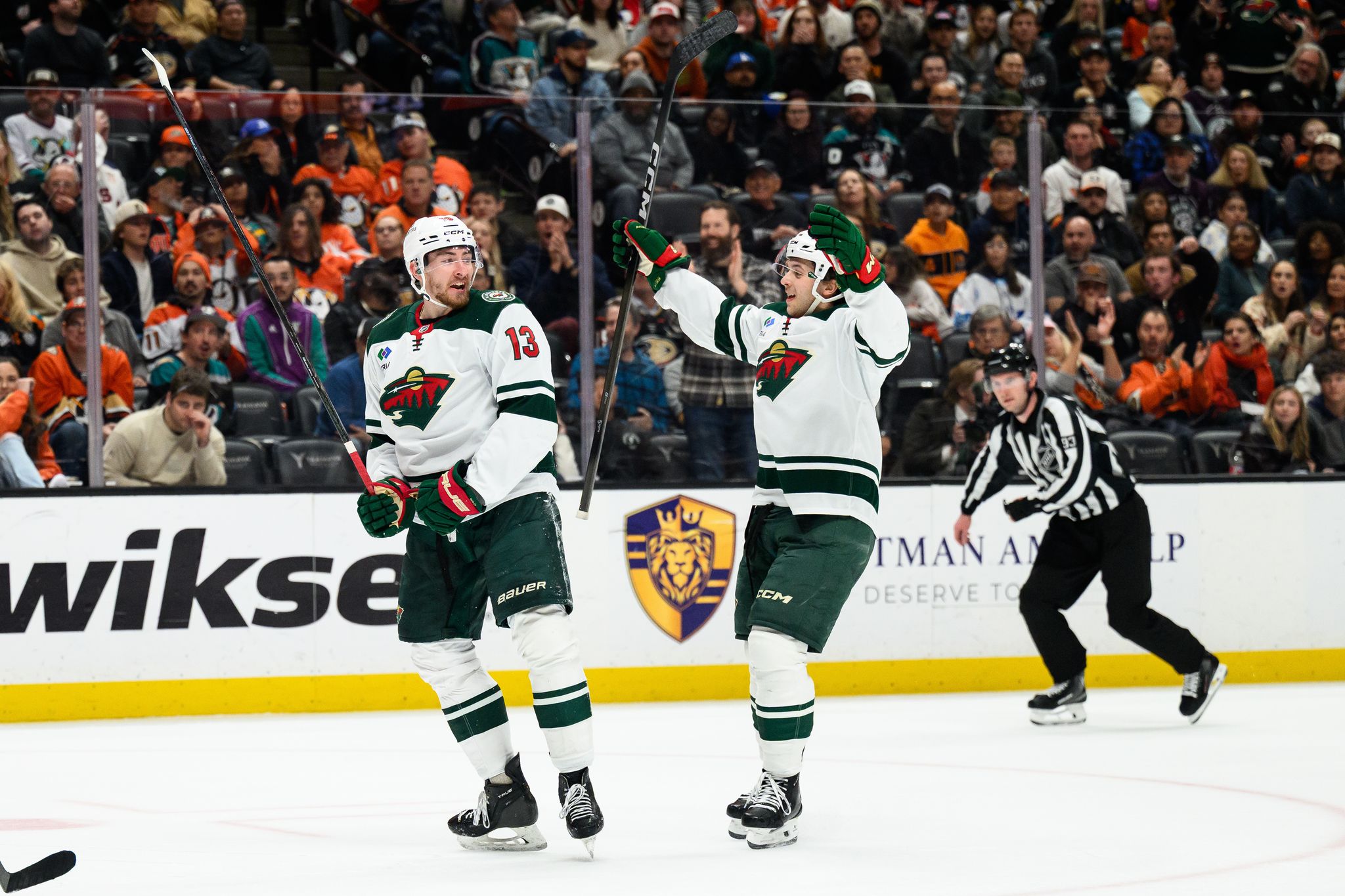 Danila Yurov scores 2 goals, Quinn Hughes has 4 assists as surging Wild ...