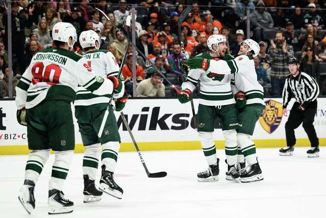 Danila Yurov scores 2 goals, Quinn Hughes has 4 assists as surging Wild ...