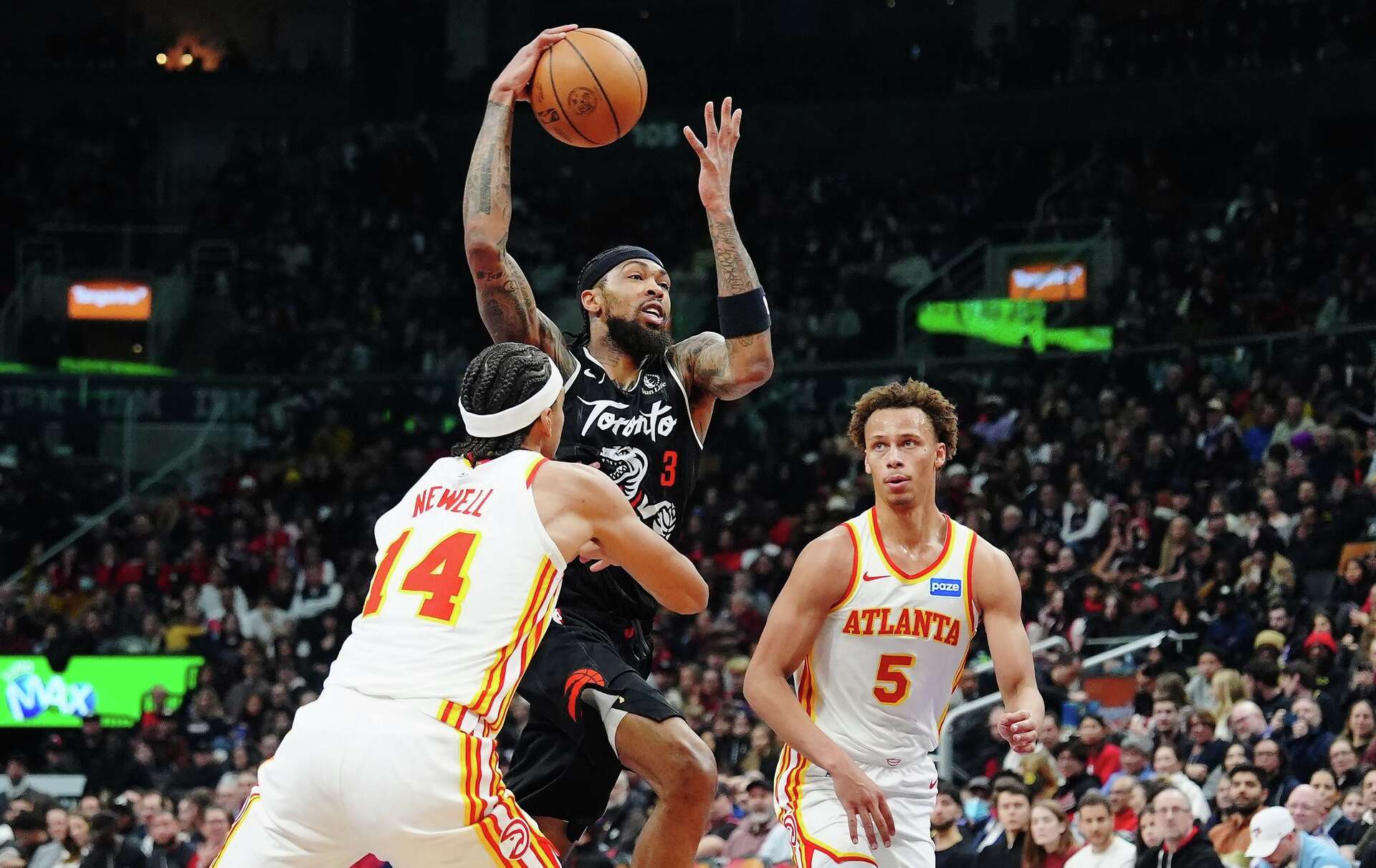 RJ Barrett scores season-high 29 points as Raptors beat Hawks 134-117