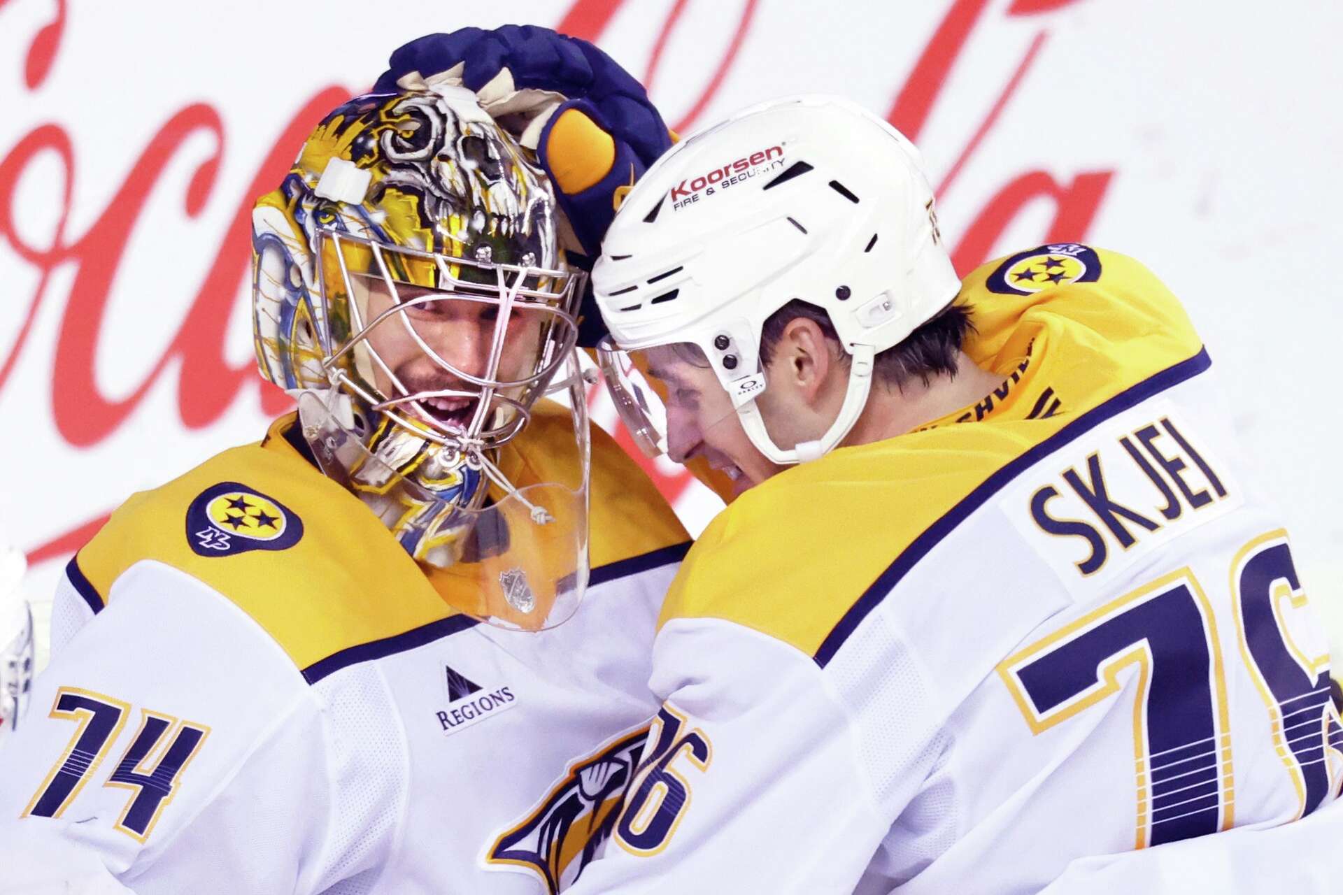 Nicolas Hague breaks tie with 28 seconds left, Predators beat Flames 4-3
