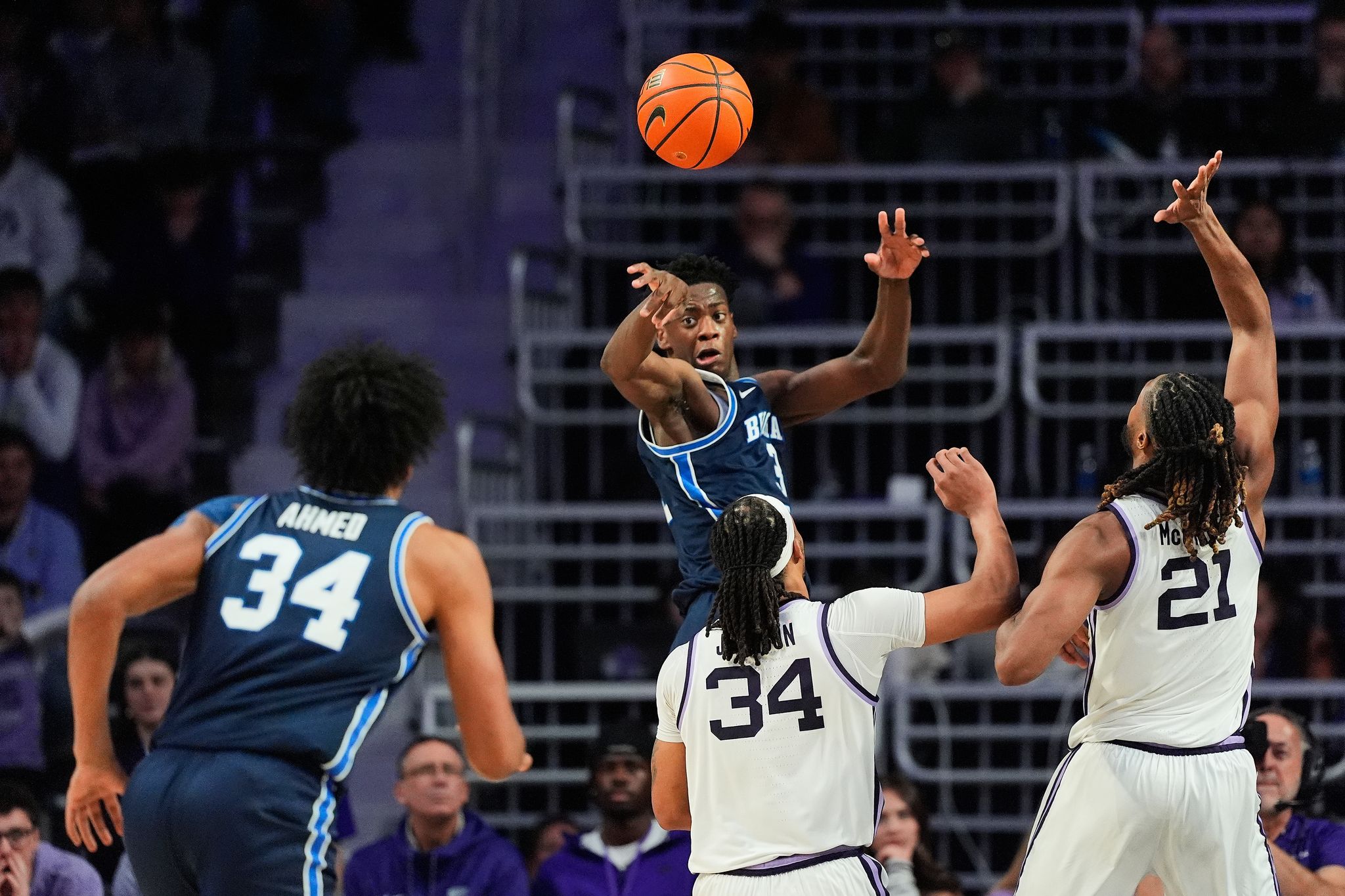 Bryson Tiller scores 21, Darryn Peterson adds 20; No. 14 Kansas beats ...