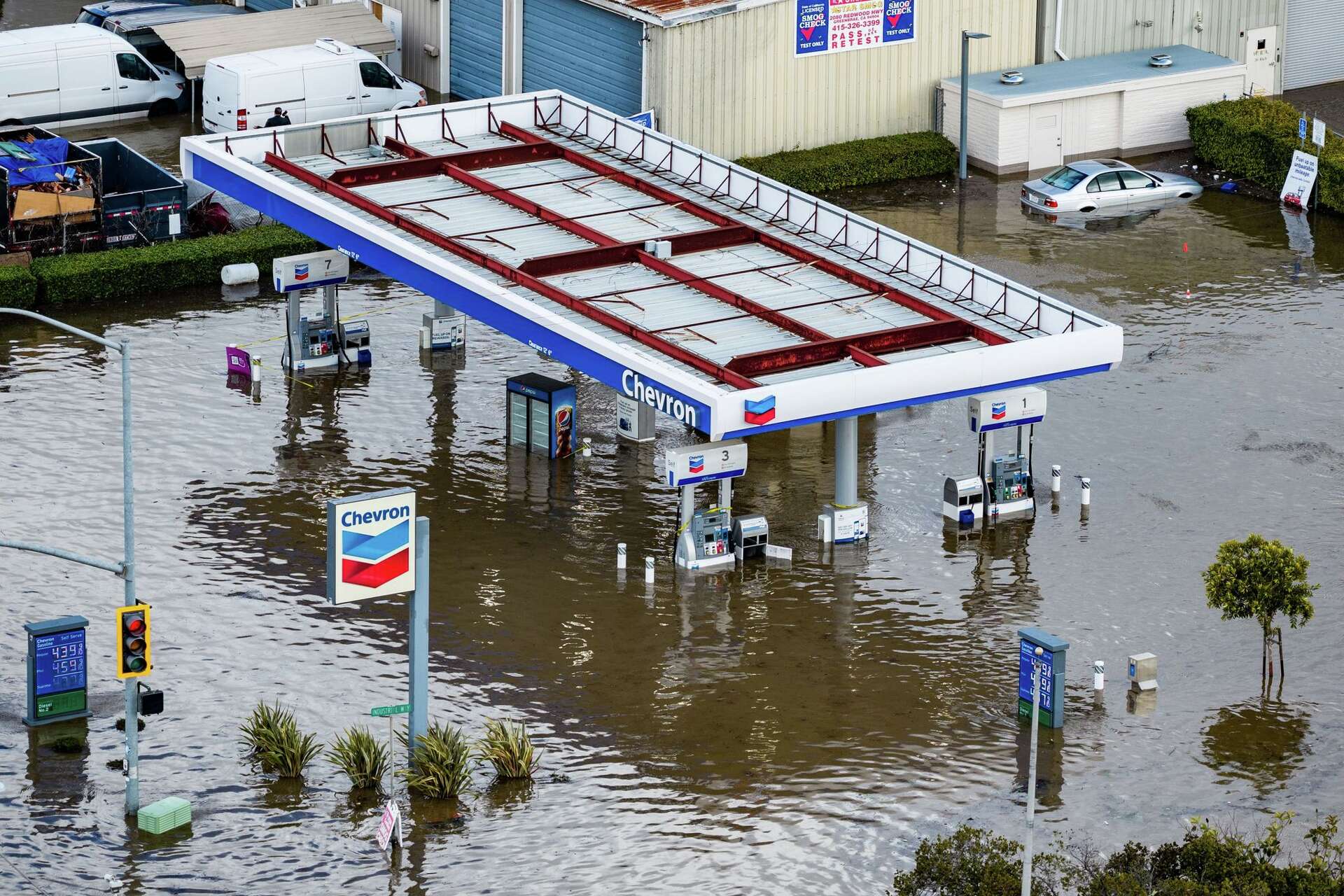 Rain continues in parts of California reeling from flooding and high tides