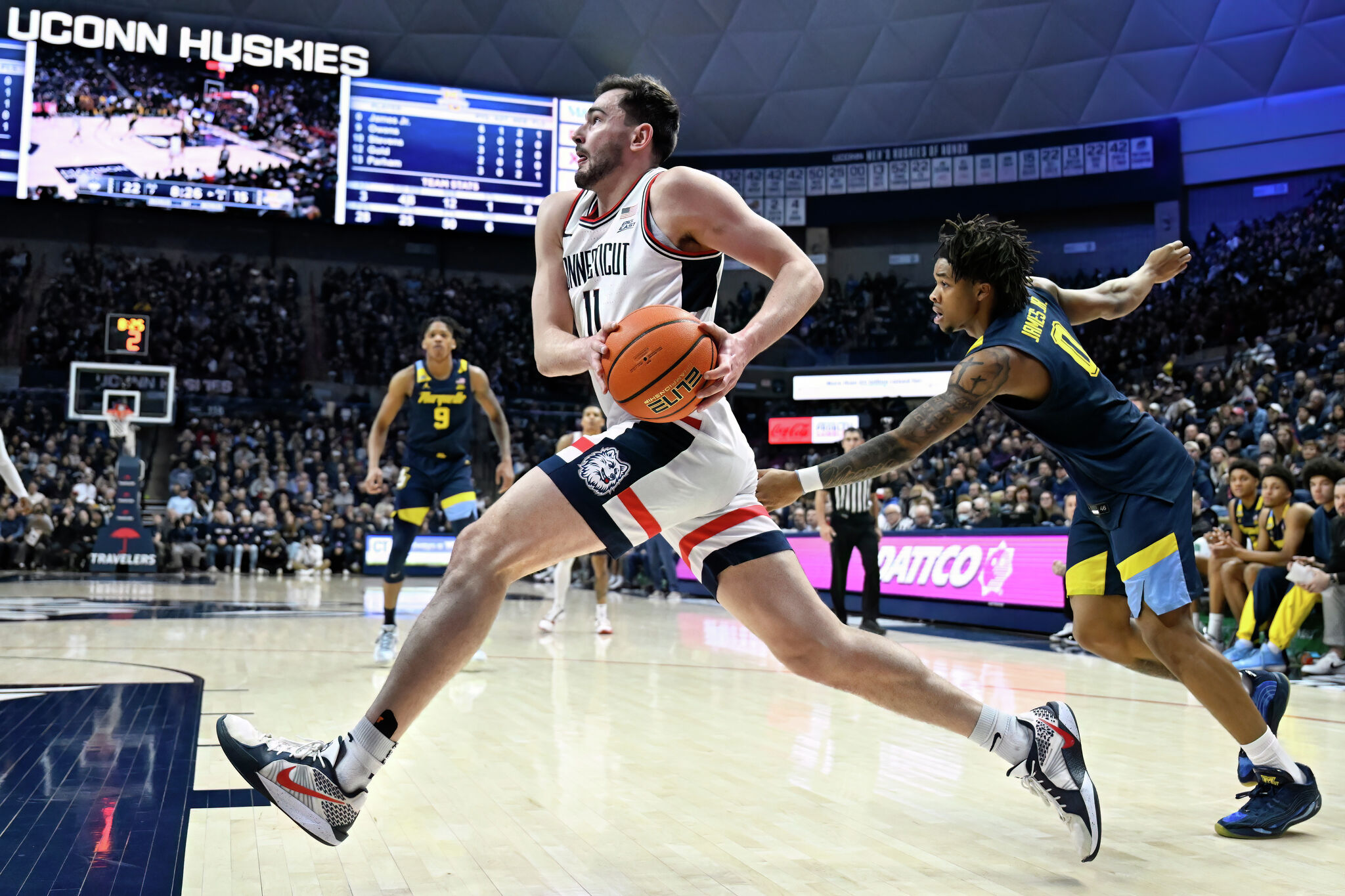 Alex Karaban's anniversary celebrated as he climbs UConn record books