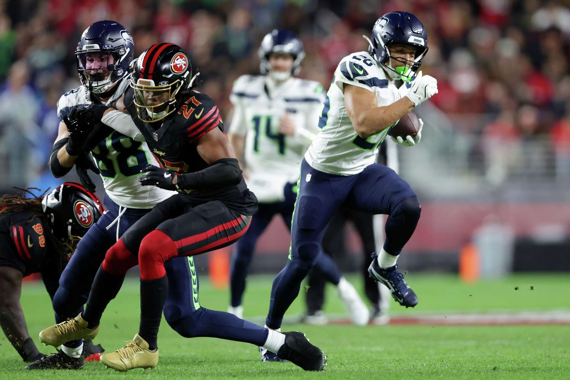 49ers game review: The back-breaking play that left GM Lynch screaming